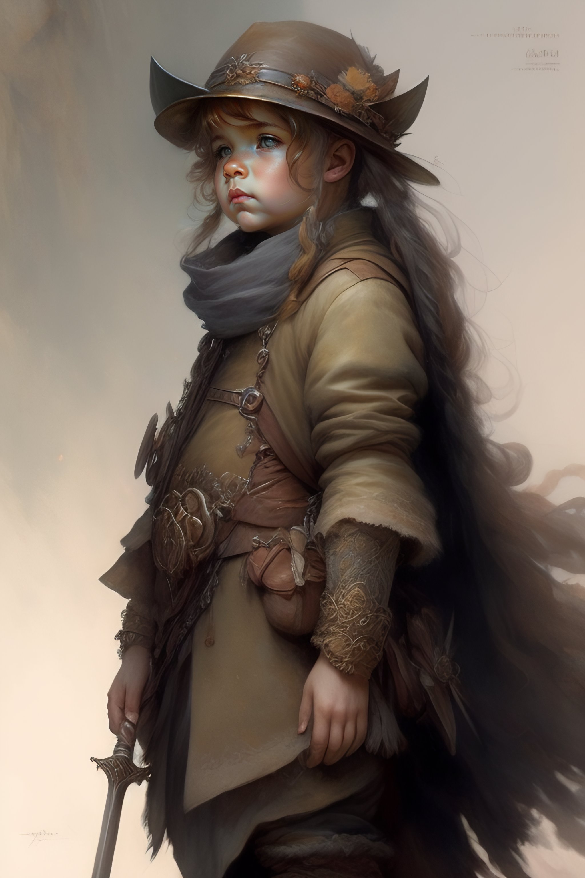Lexica - Fantasy character . muted colors. by Jean-Baptiste Monge