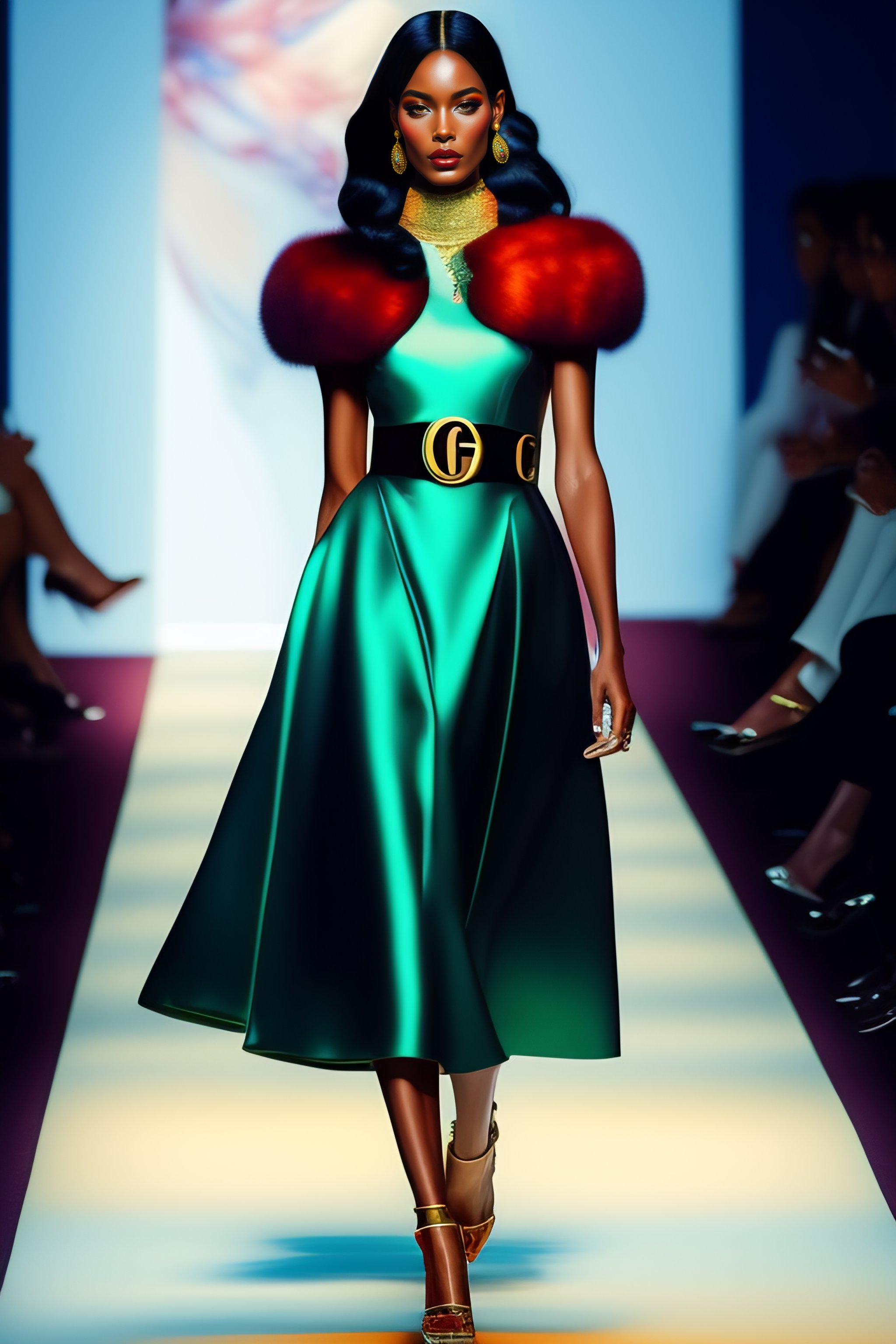 Lexica - 1970 brazil fashion, gucci catwalk, oil painting, digital art ...
