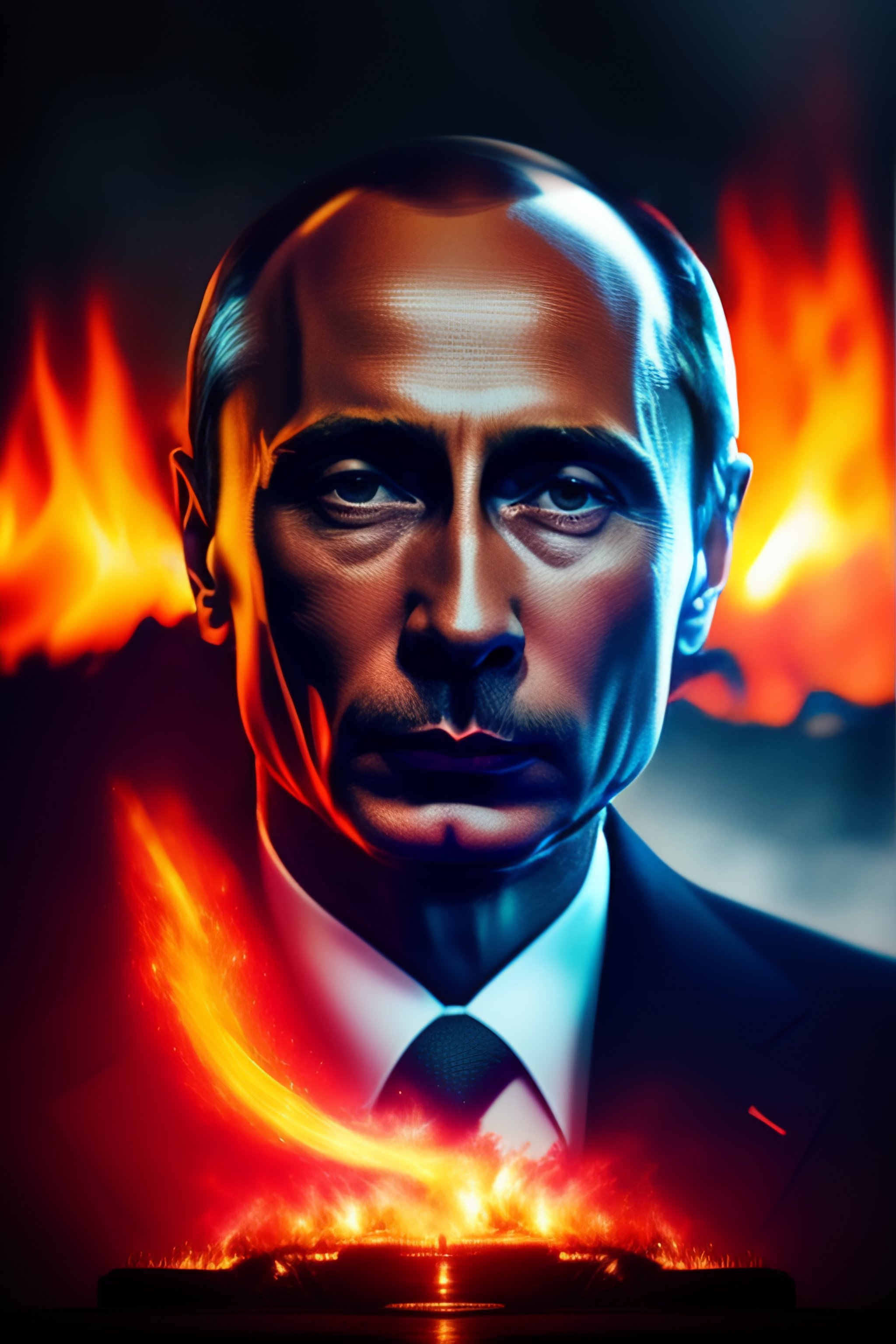 Lexica - Vladimir putin setting the world on fire
