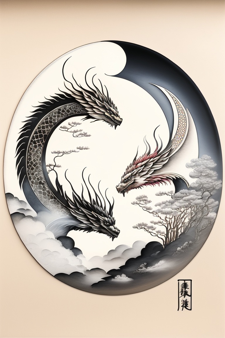 Lexica - Please create a Sumi-e painting inspired by Japanese culture ...