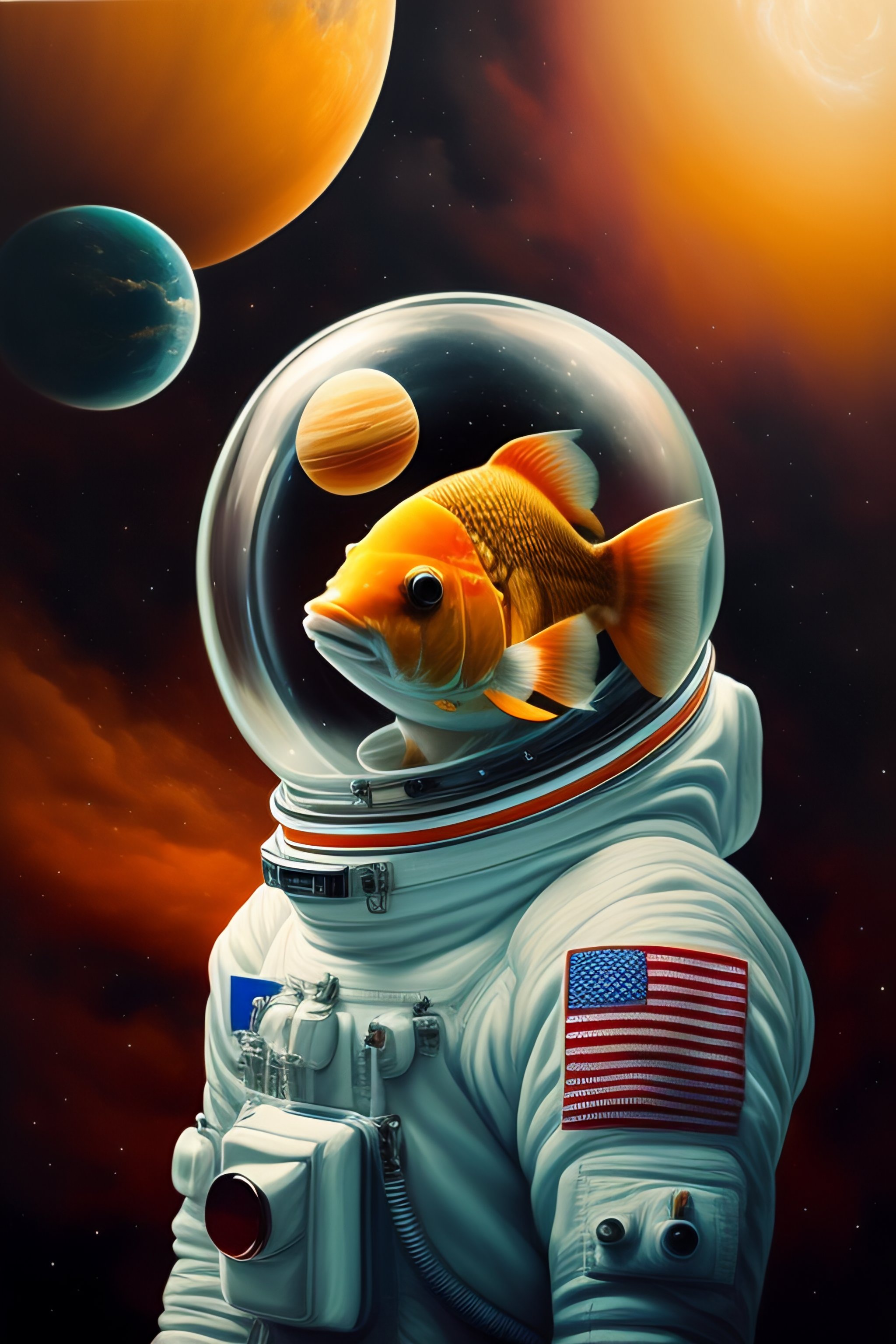Astronaut Goldfish