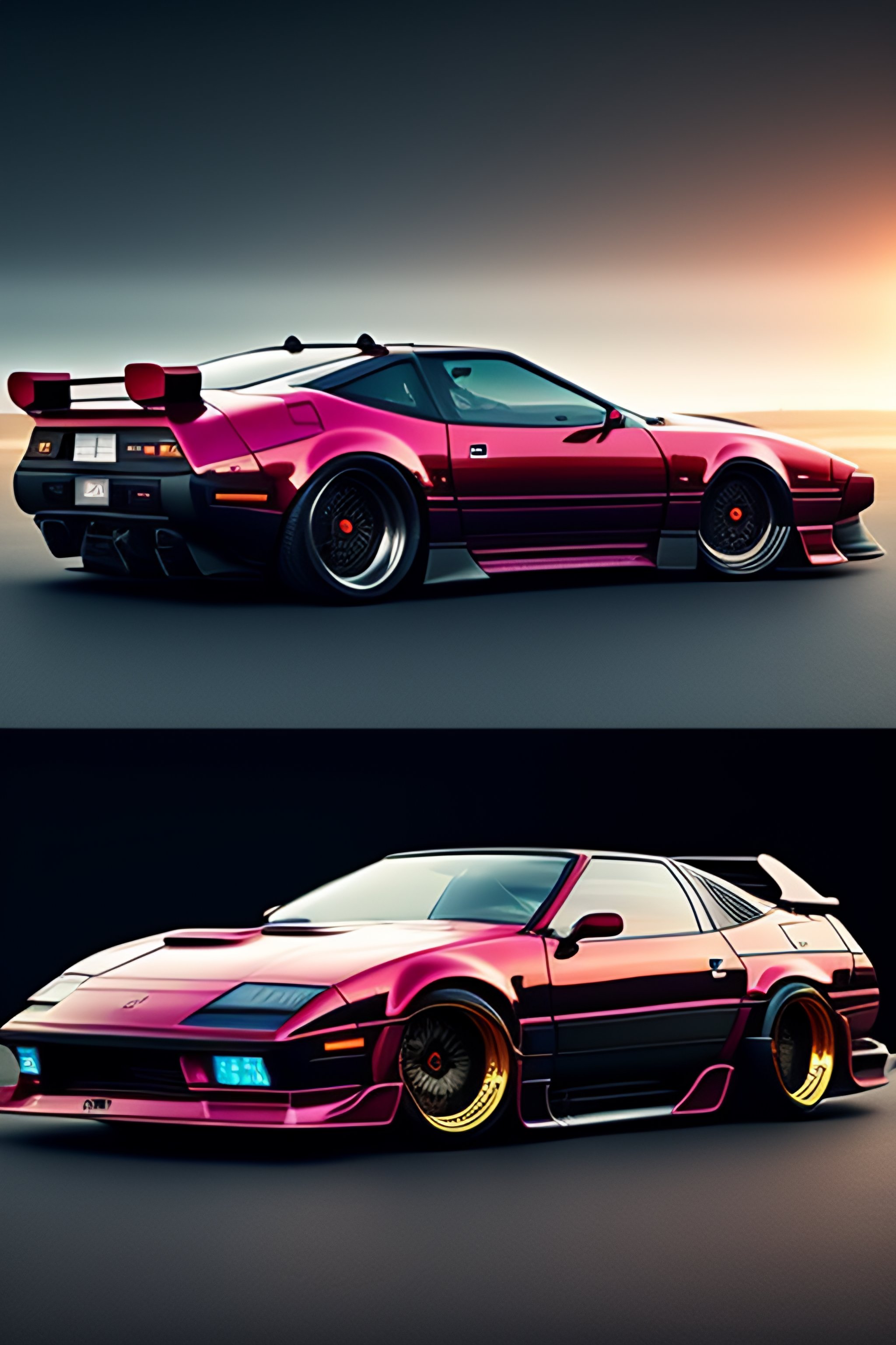 Lexica - Car, nissan, 300zx, cyberpunk, city