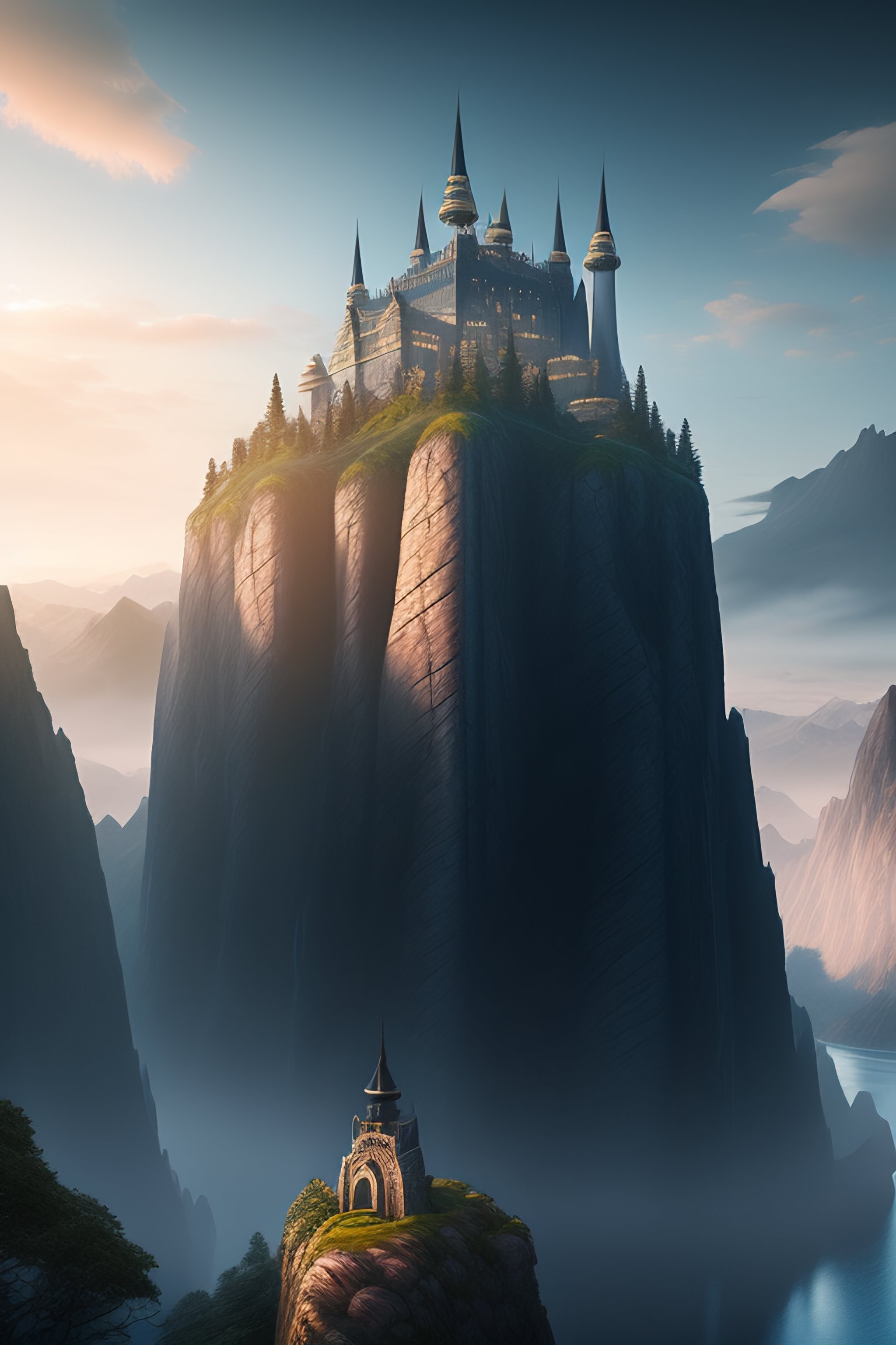 Lexica - An ultra detailed matte painting of a lonely and impossibly ...