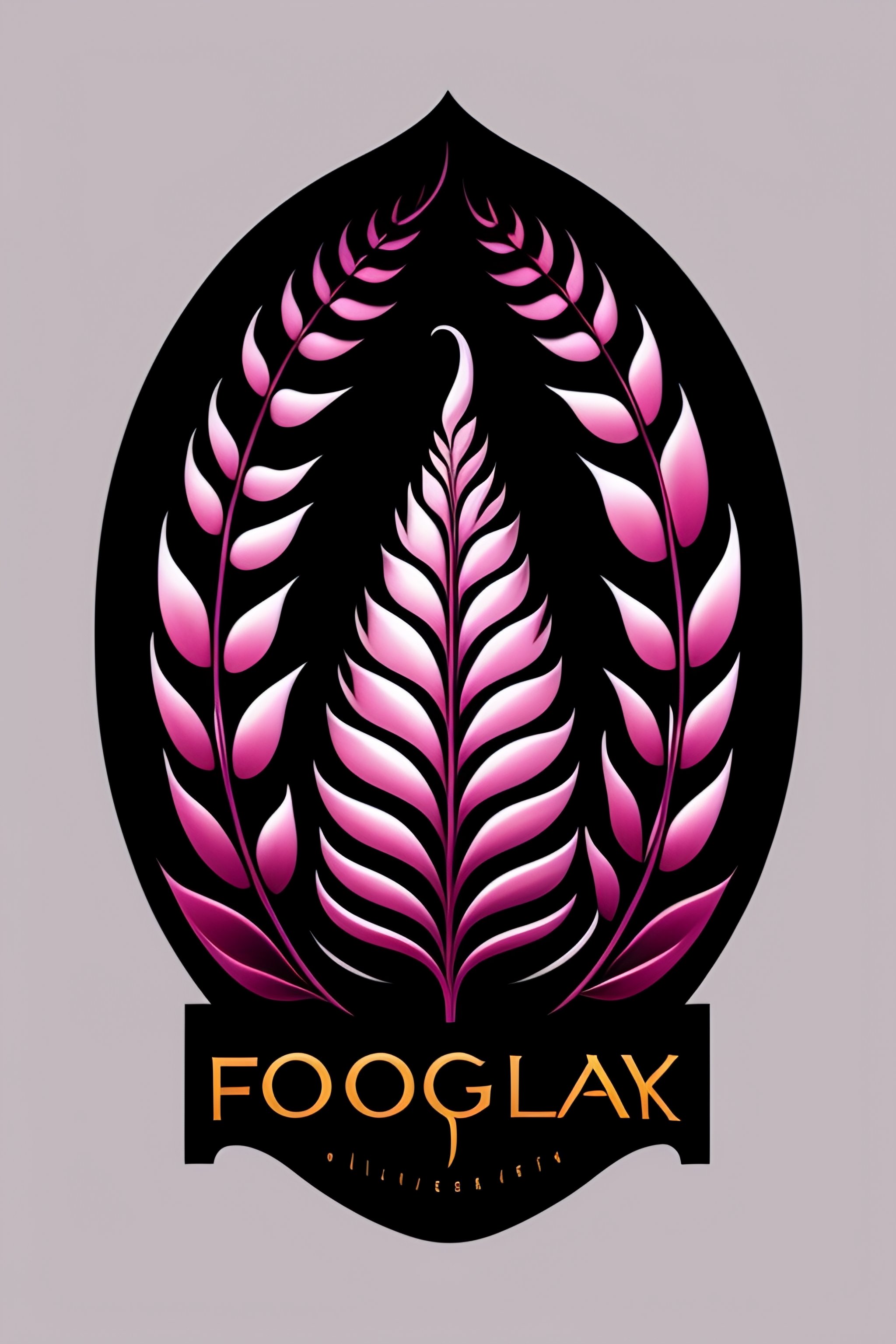 Lexica - Foxglove black vector logo