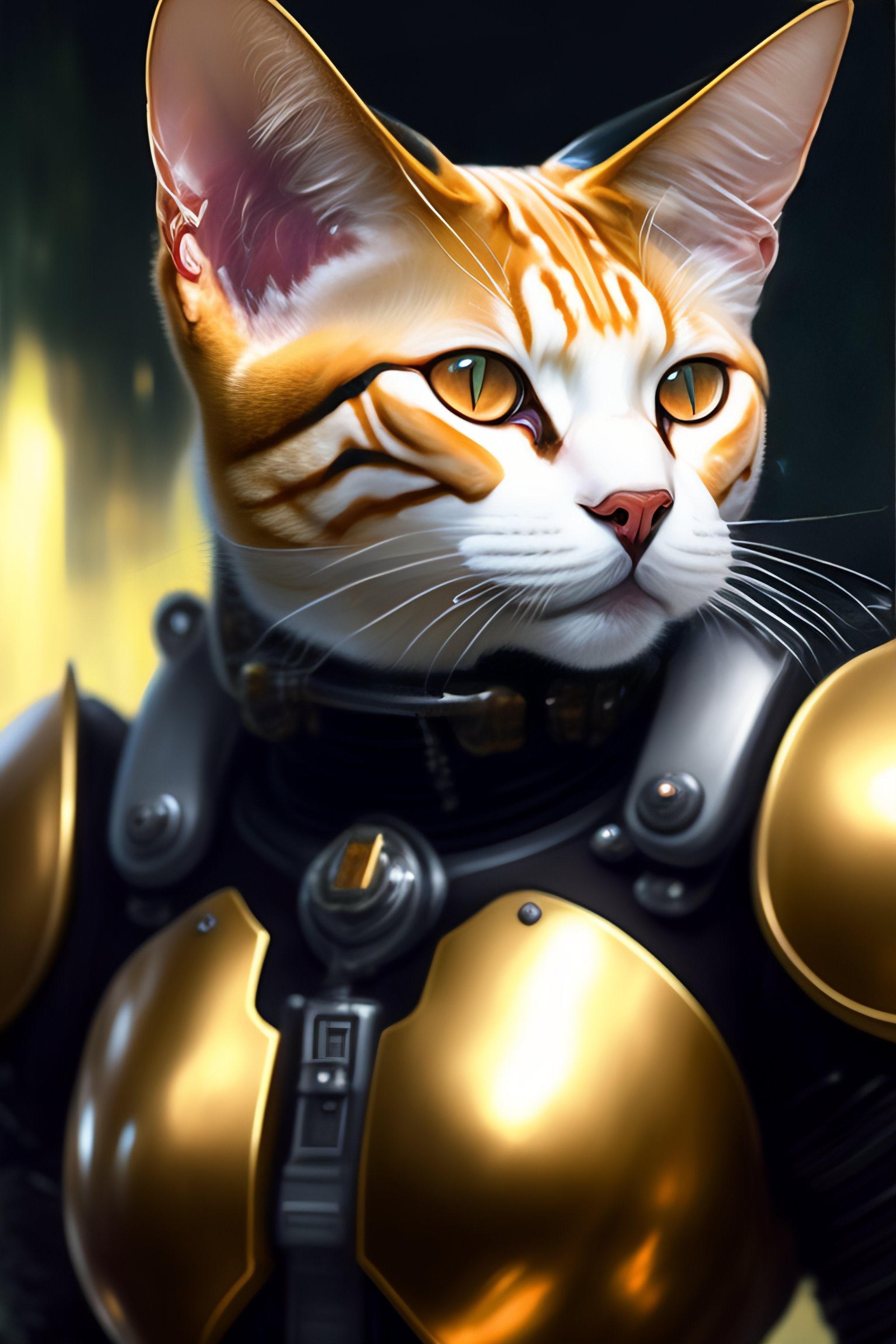 Lexica - A Balinese Cat as the doomslayer, realistic scifi cyberpunk ...