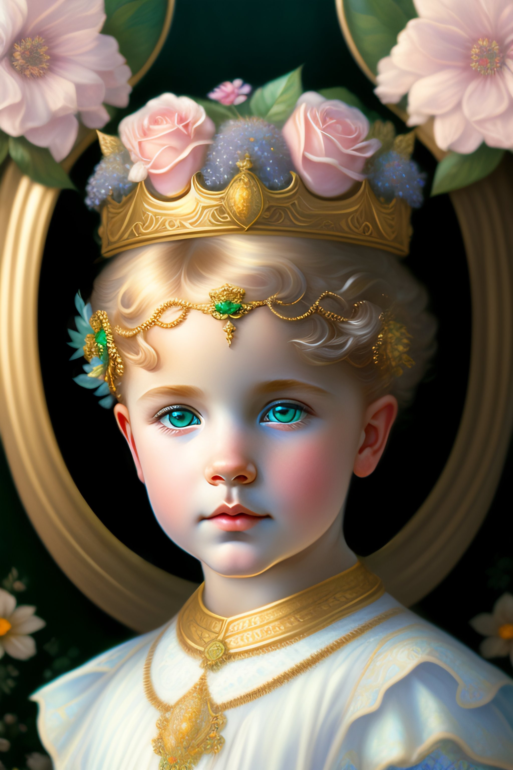 Lexica - Highly detailed full bust portrait, piercing blue eyes, short ...