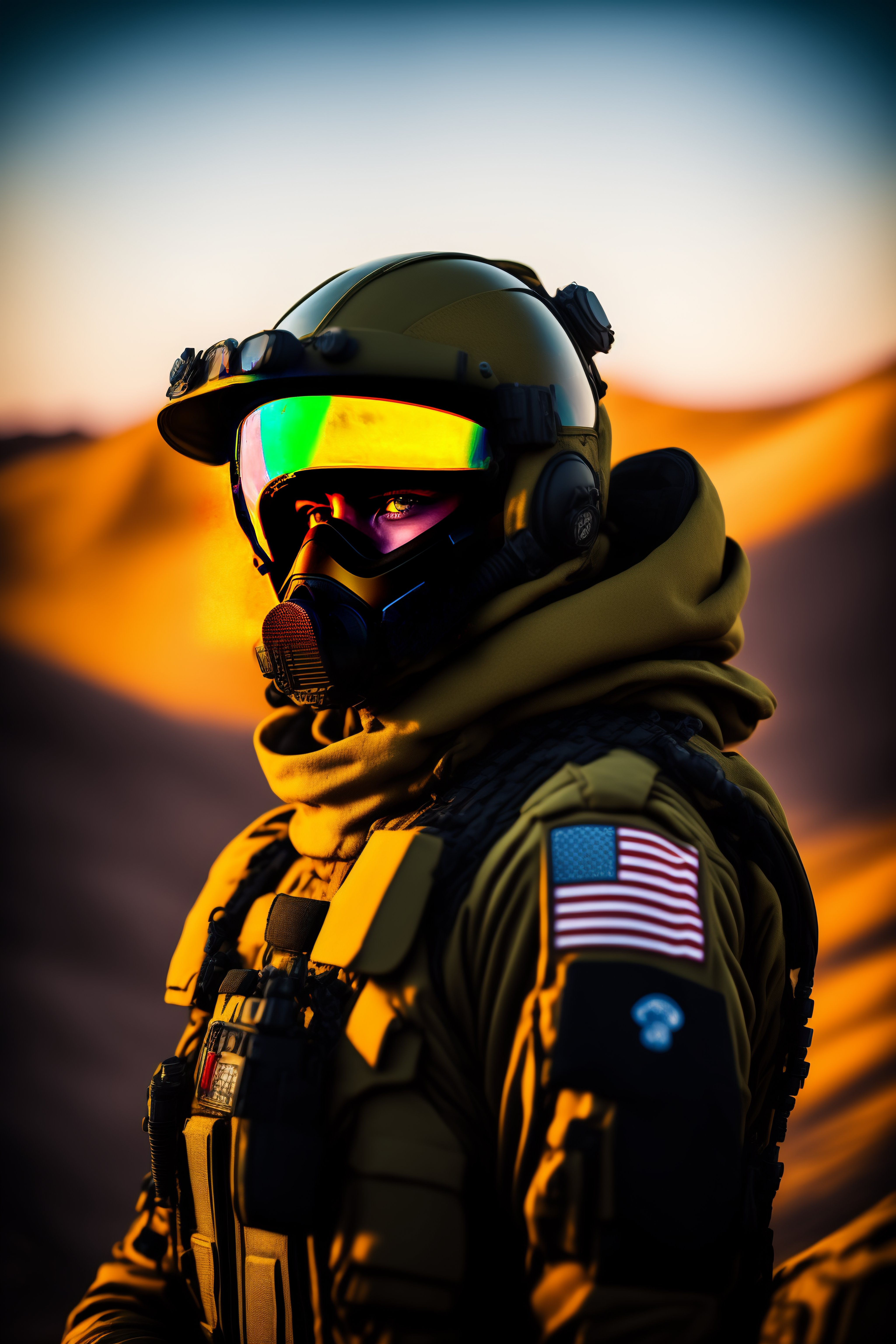 Lexica - Head and shoulders, portrait photo of a space marine, tactical ...