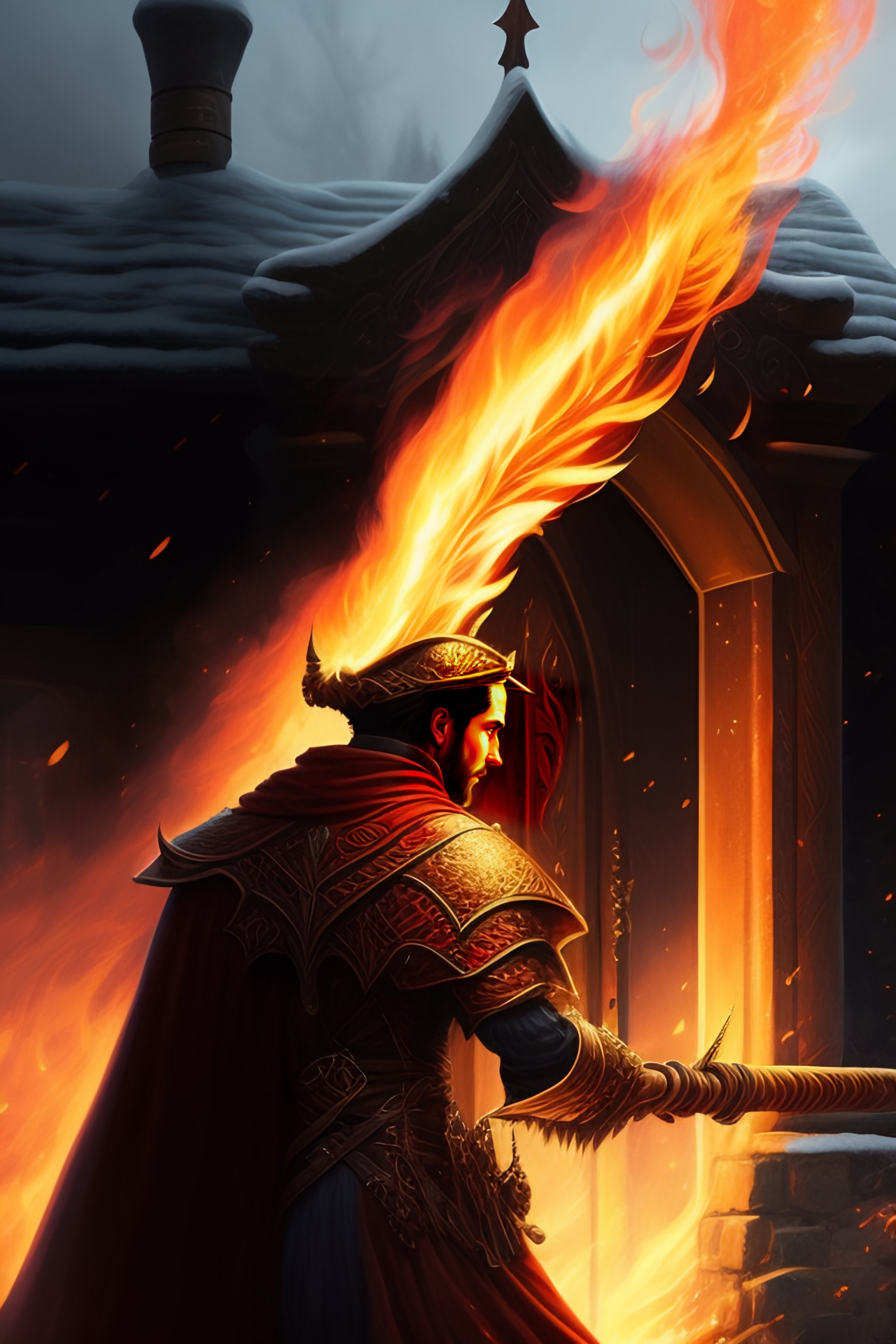 Lexica - Object, flaming longbow, curse of strahd