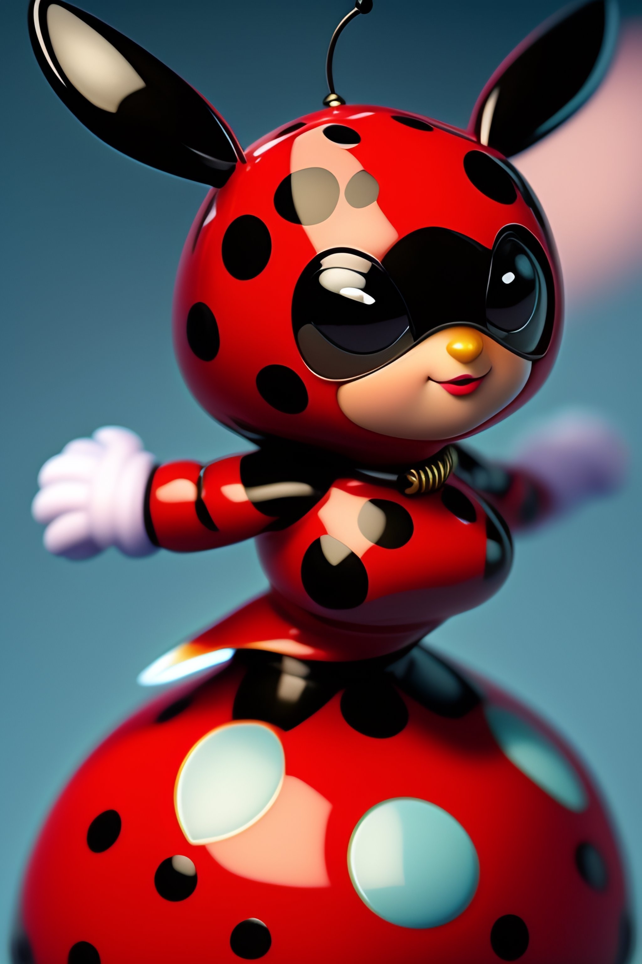 Lexica - Lady bug animated series character