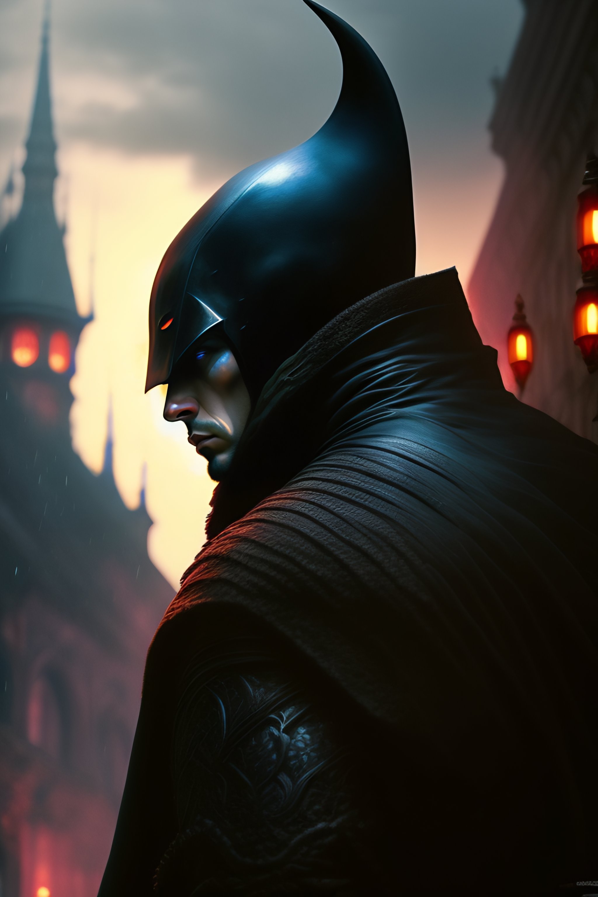 Lexica - Bane villain, horror art by beksinski and szukalski and giger ...