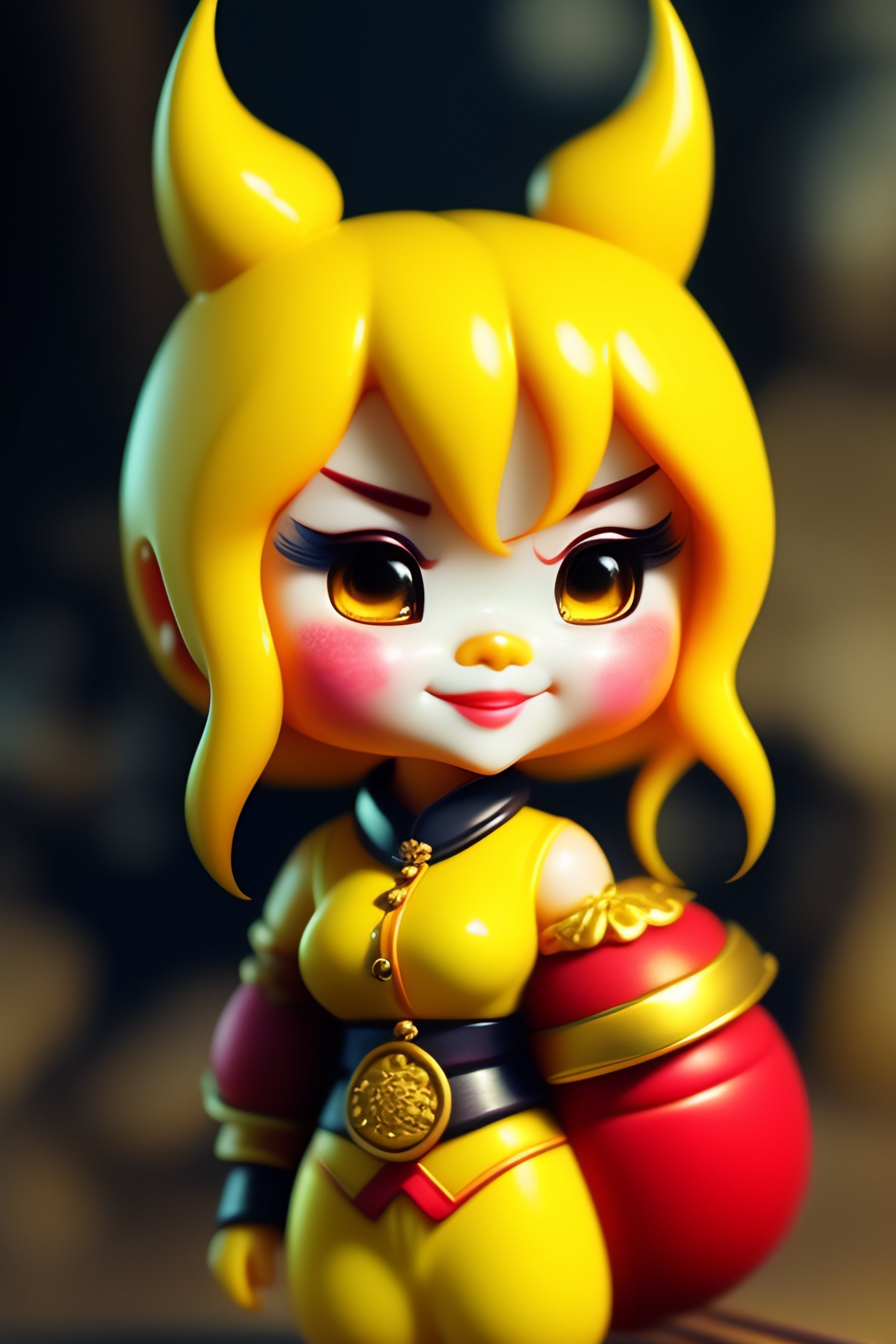 Lexica - Omi xiaolin showdown cute adorable yellow color supercute adorable smile water