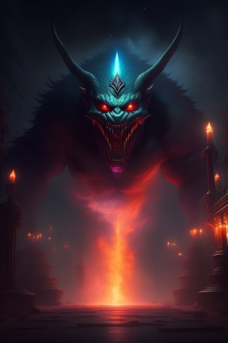 Lexica - In the midst of chaos, the Waist-Hell Monster materializes in ...