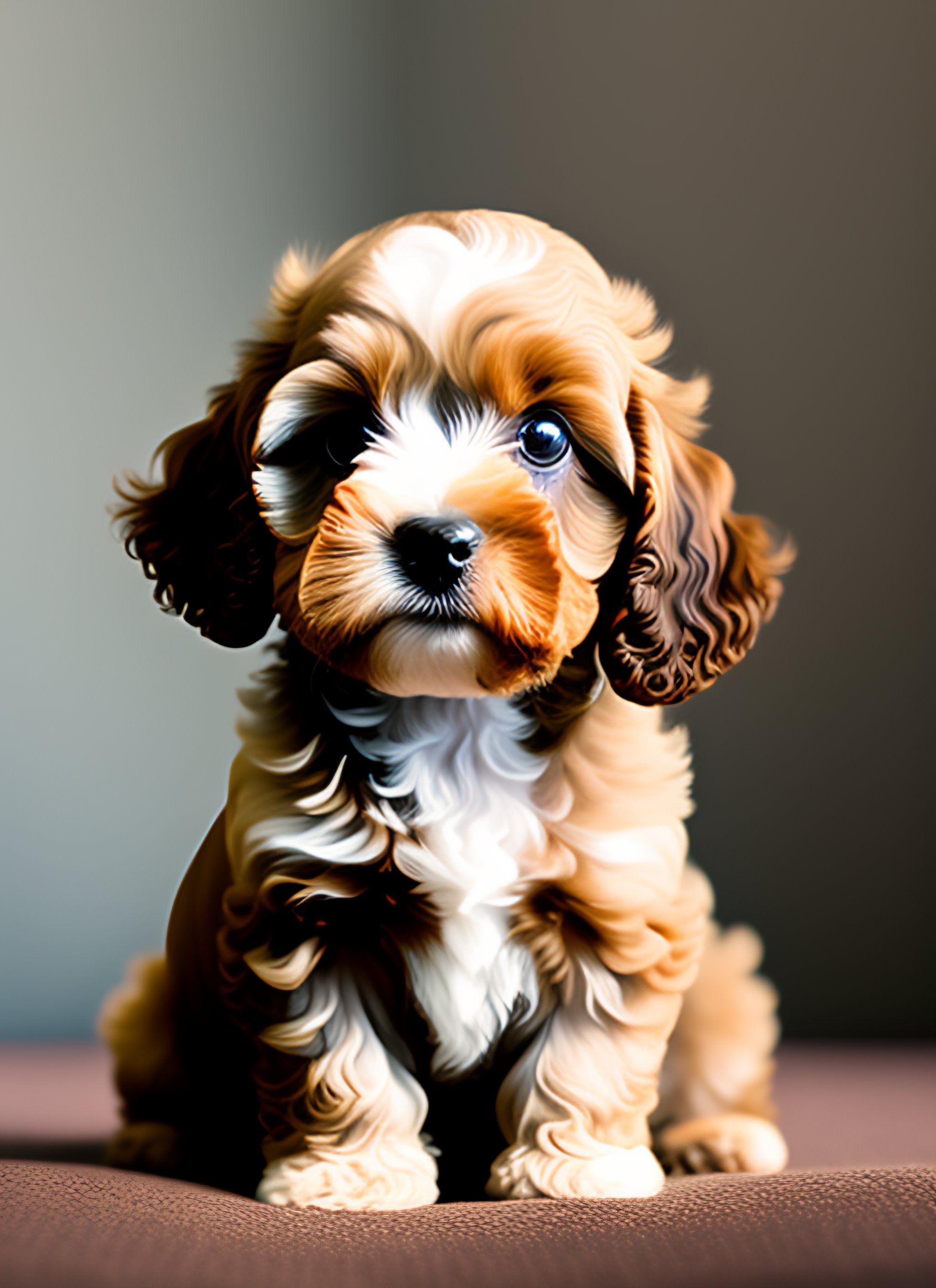 Lexica - Beige cavoodle with a ball