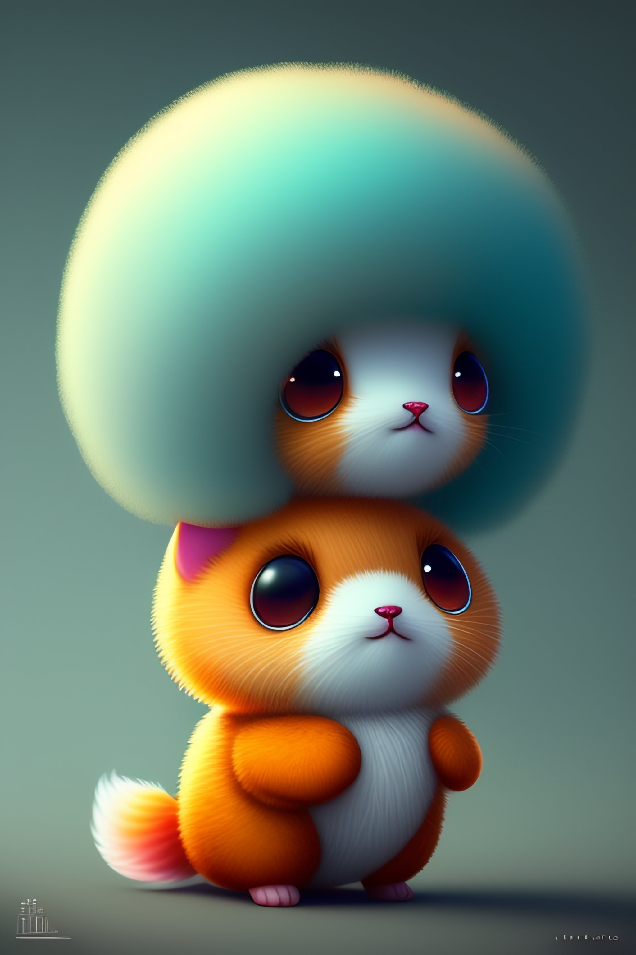 Lexica - CUTE AND ADORABLE CARTOON FLUFFY RHEA, FANTASY, DREAMLIKE ...