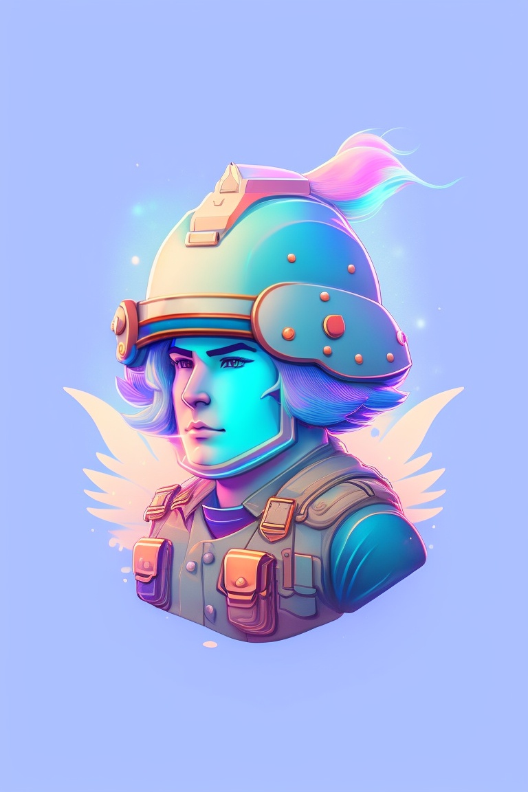 Lexica - A detailed illustration a print of vintage soldier head, guns ...