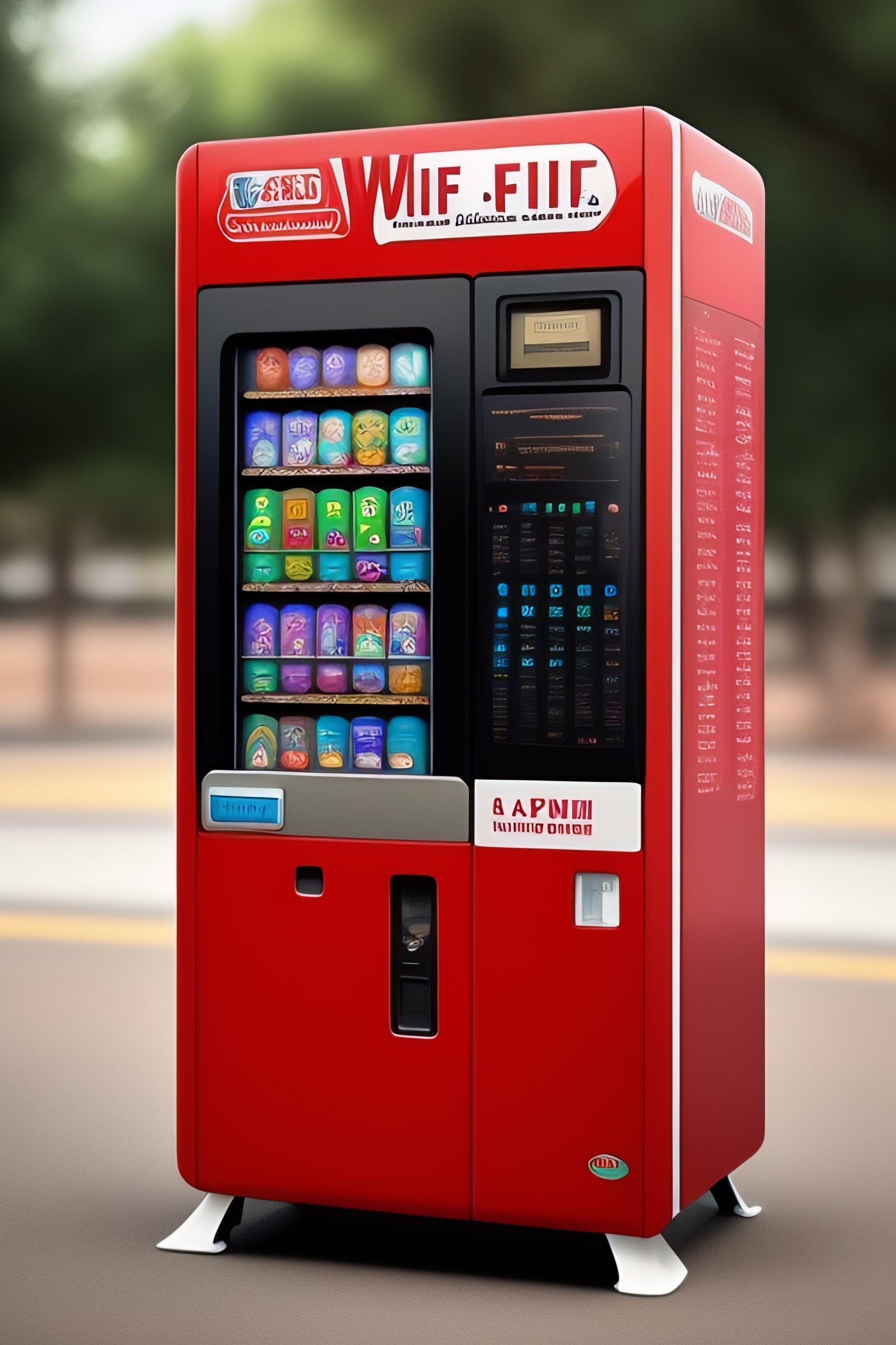 Lexica - Waifu vending machine