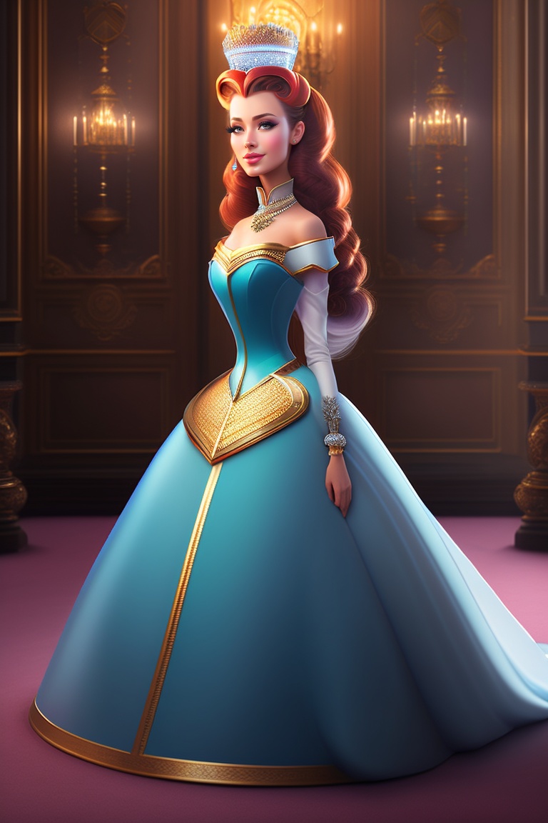 Lexica - ADVERTISING ART DIRECTOR, FUTURISTIC, PRINCESS DISNEY