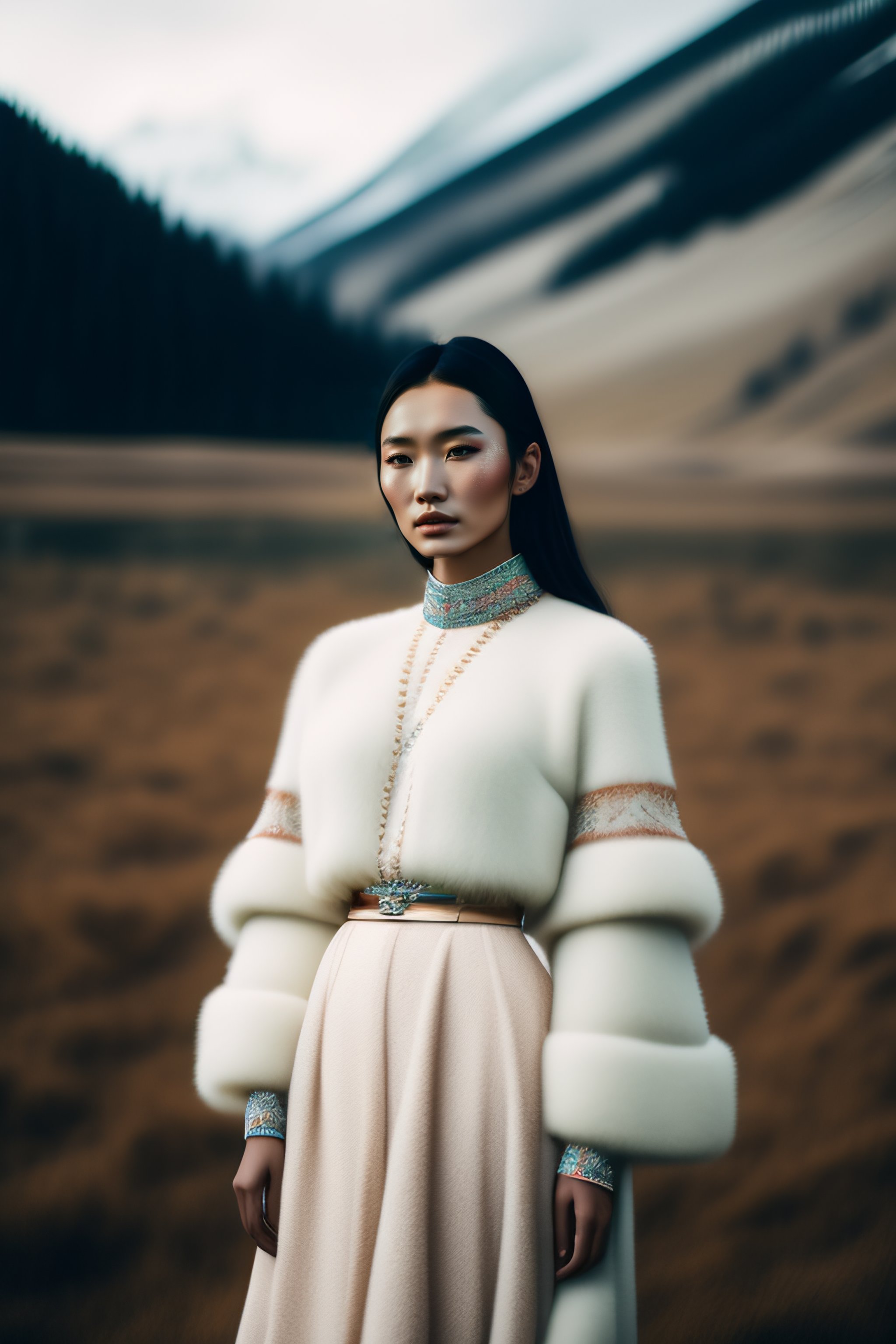 Lexica - Almaty girl, kazakh, Portrait of haute couture beautiful ...