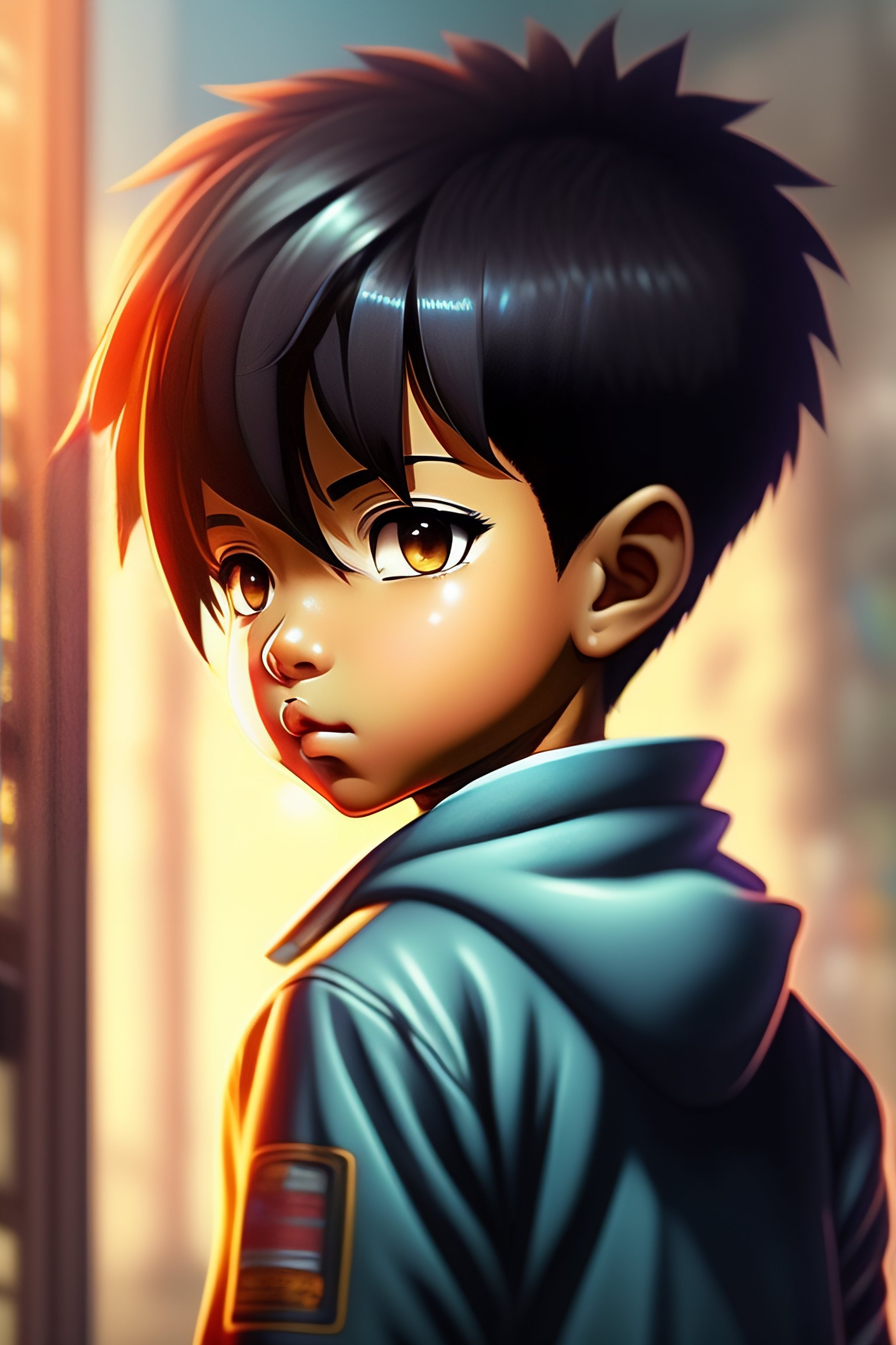 Scared Anime Child