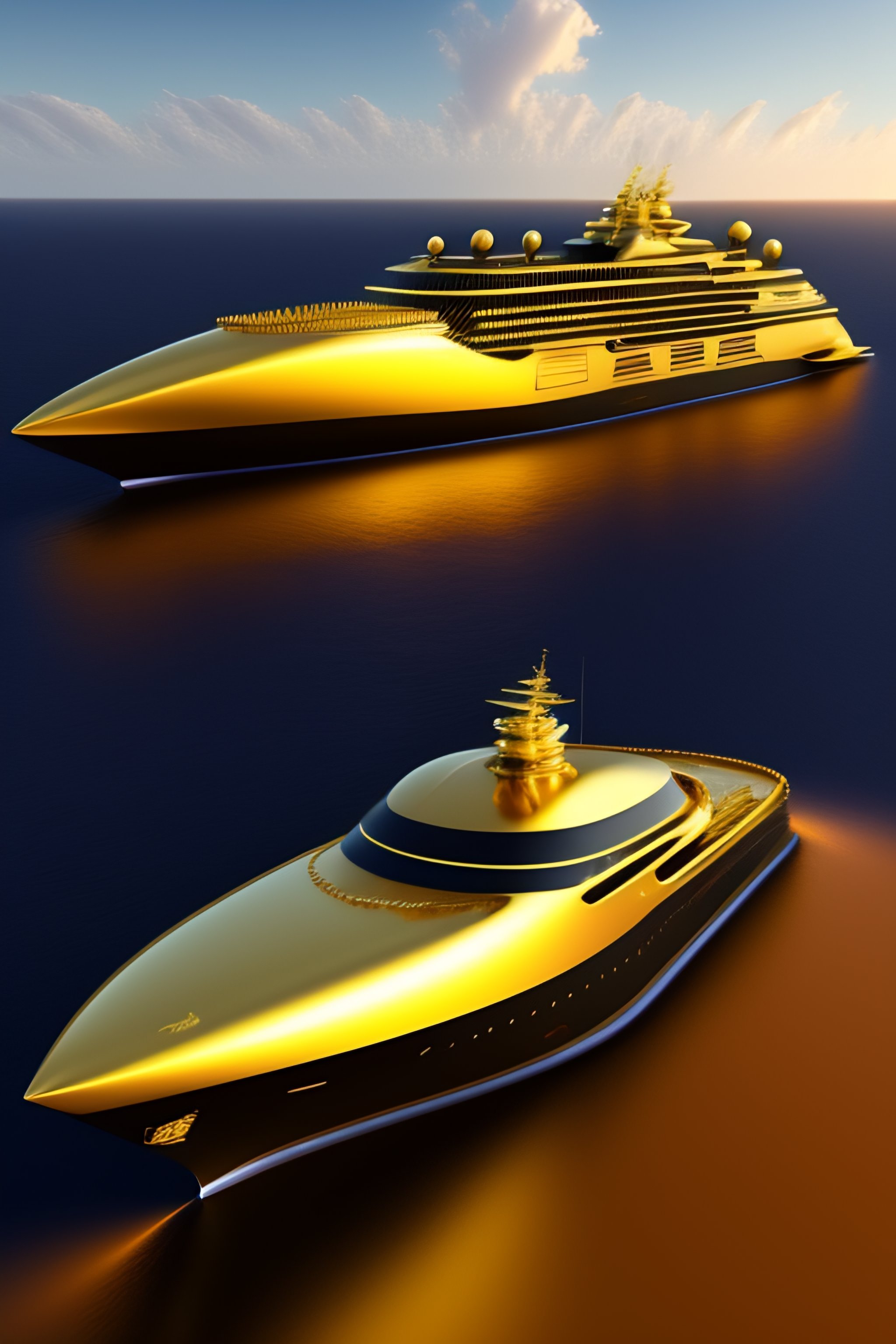 Lexica - El mega yate mas extravante del mundo en oro y negro lujo ...