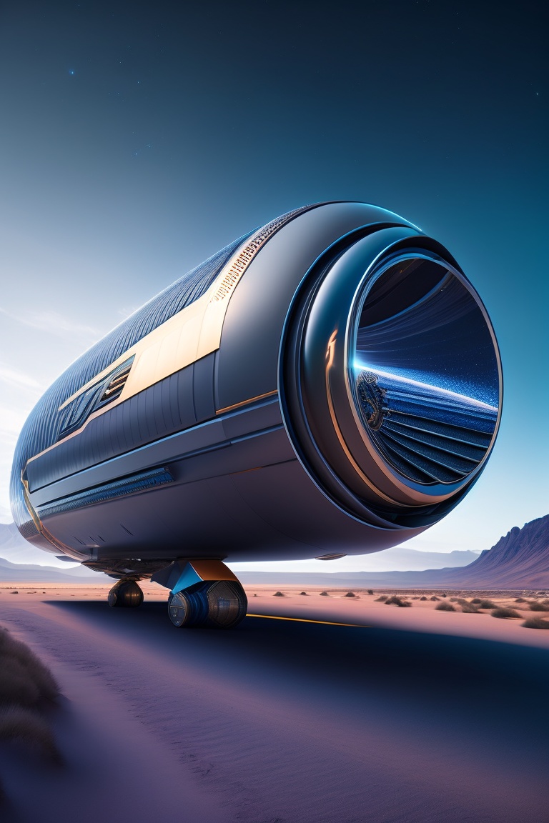 Lexica - A horizontal gray spaceship with numerous intricate pipes ...