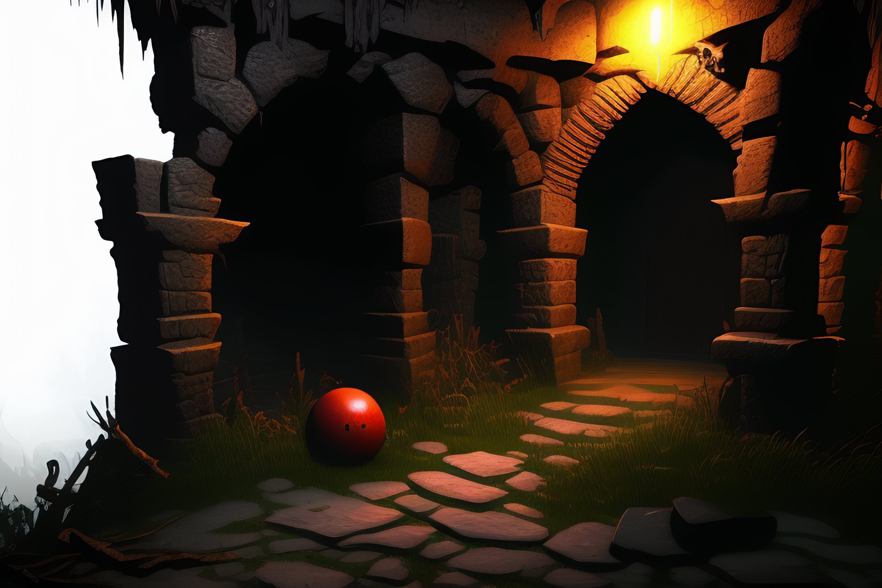 Lexica - "Generate an image of a dark, eerie, and unsettling scene set ...