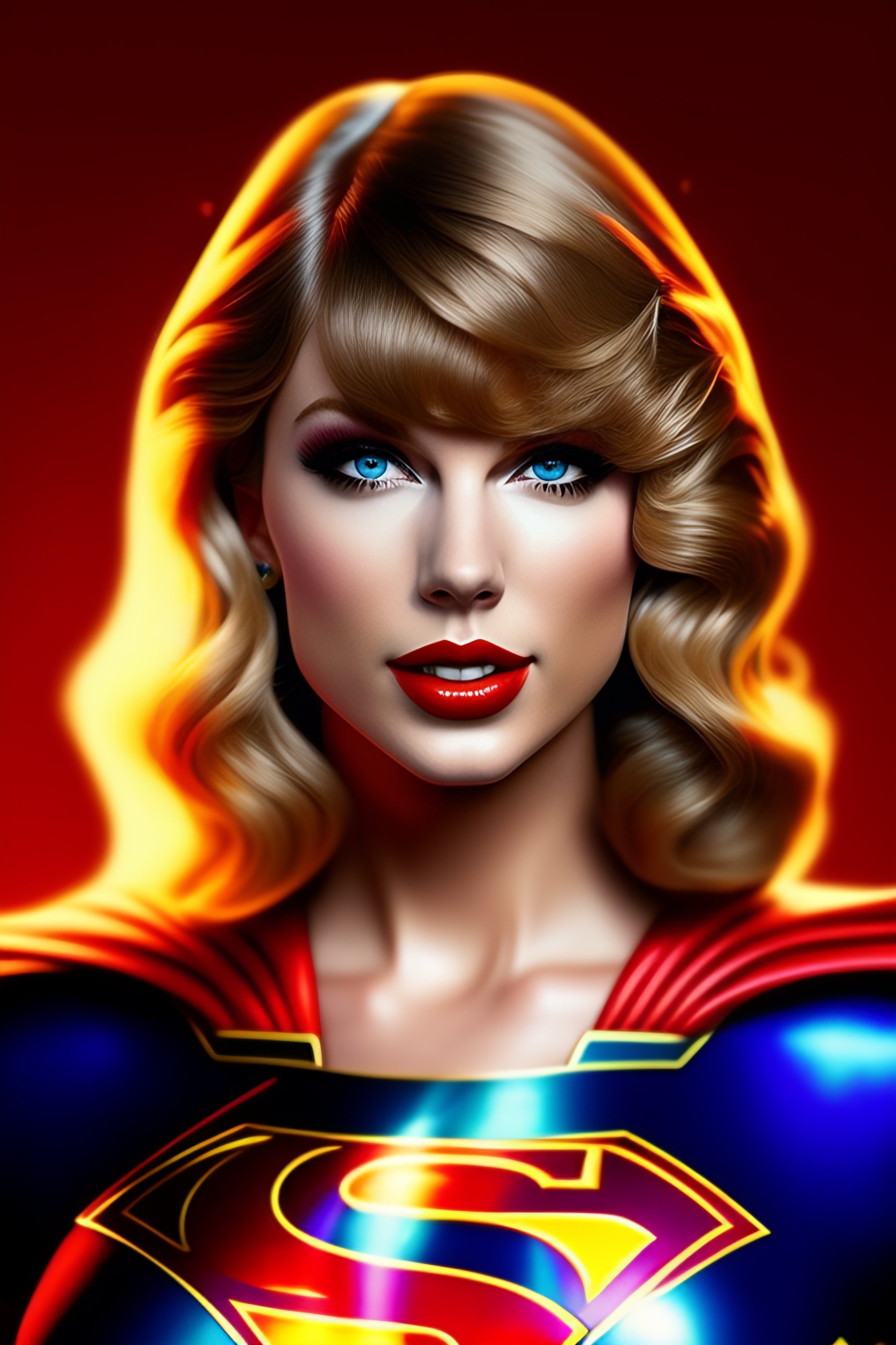 Lexica - Taylor Swift as Supergirl