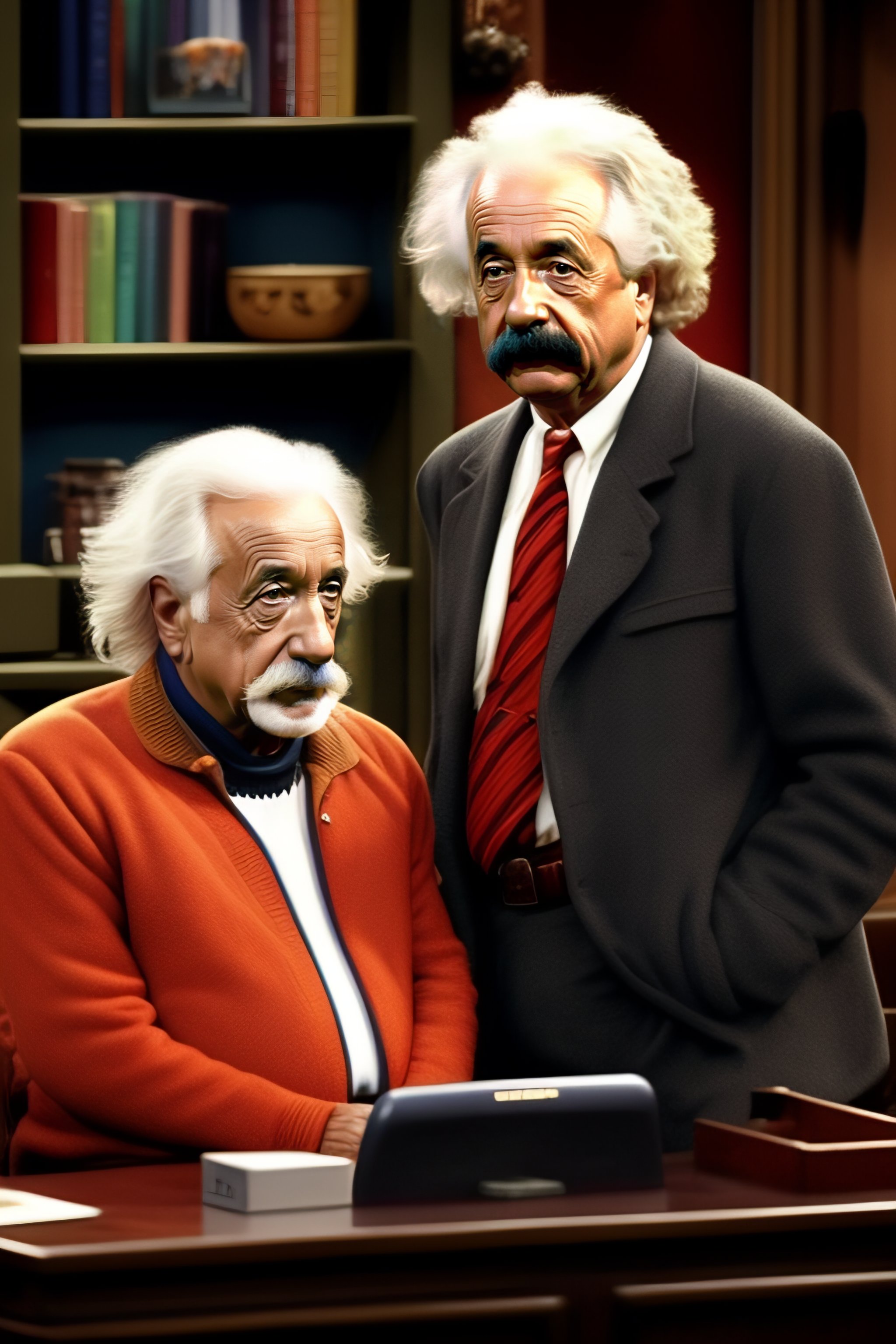 Lexica - Albert einstein participating in the show the big bang theory