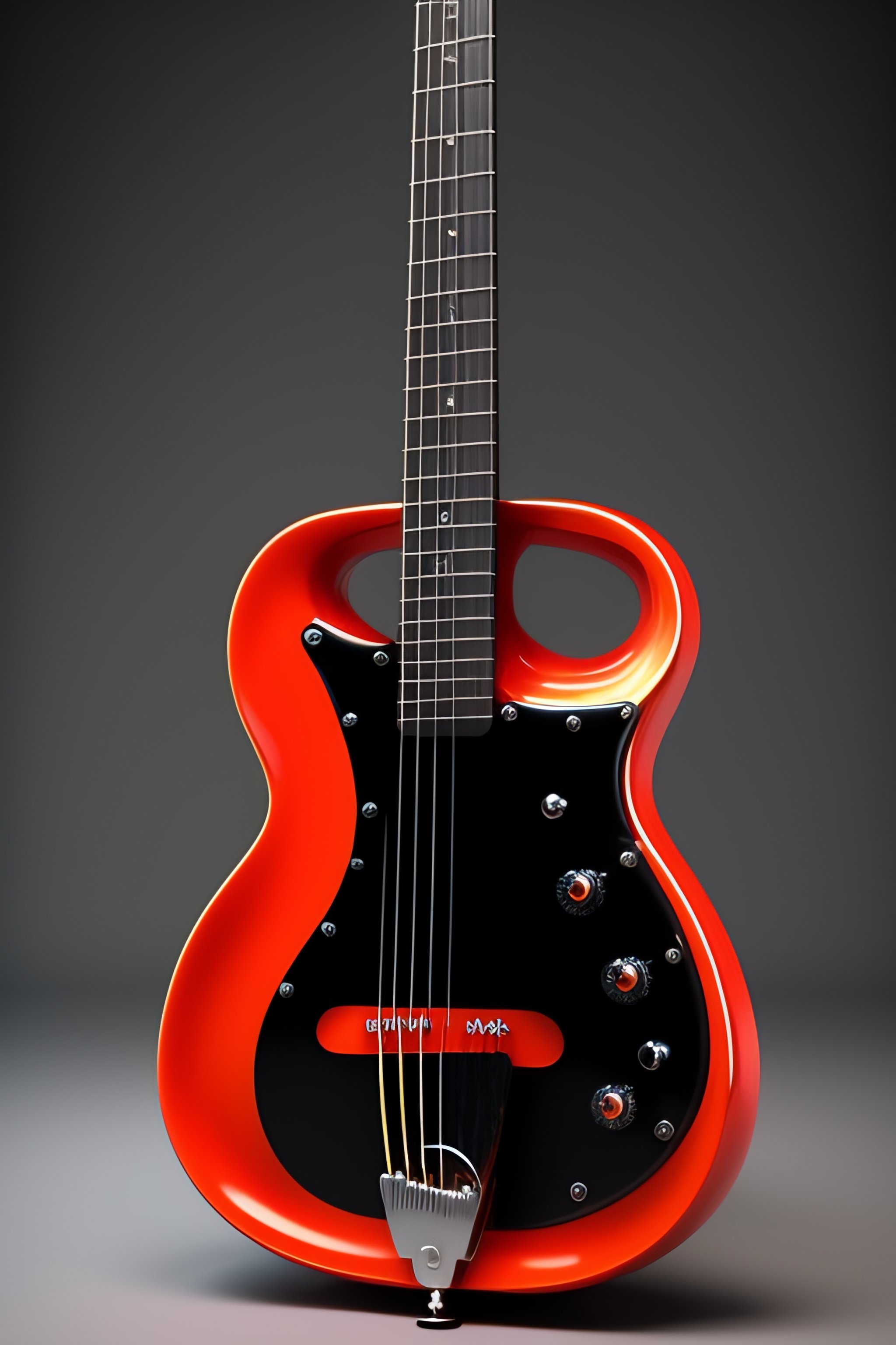 Lexica - Futuristic guitar with 20 strings