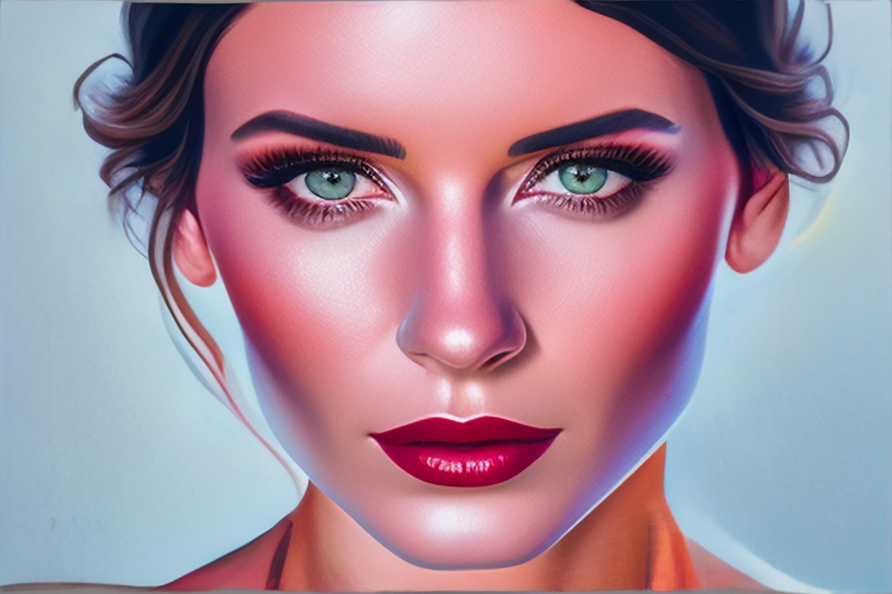 Lexica - Uncanny face of a woman, 8 k, hyperrealist, IN THE WOODS