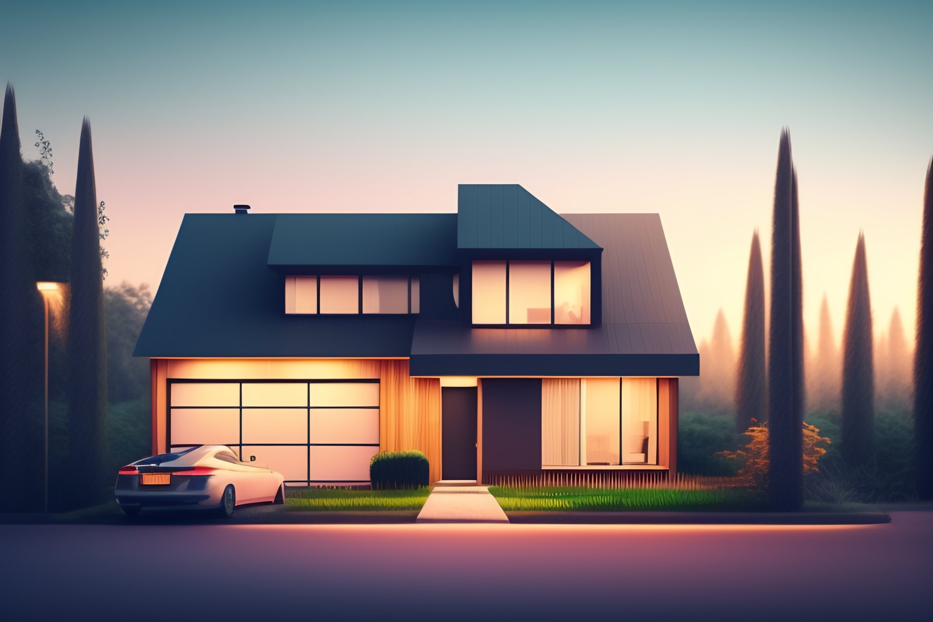 Lexica - Webpage background hero image for real estate company modern ...