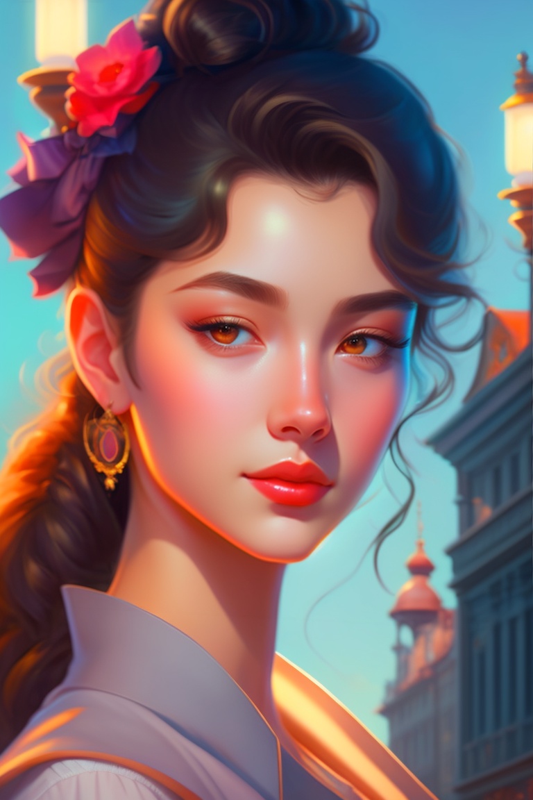 Lexica - Magnificent art by ilya kuvshinov, claude monet, range murata ...