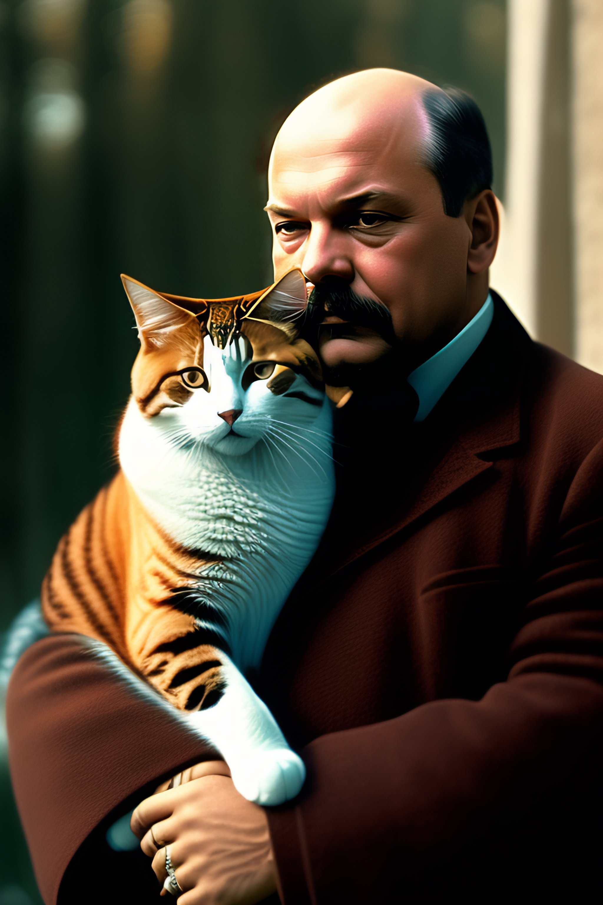 Lexica - Lenin with his cat