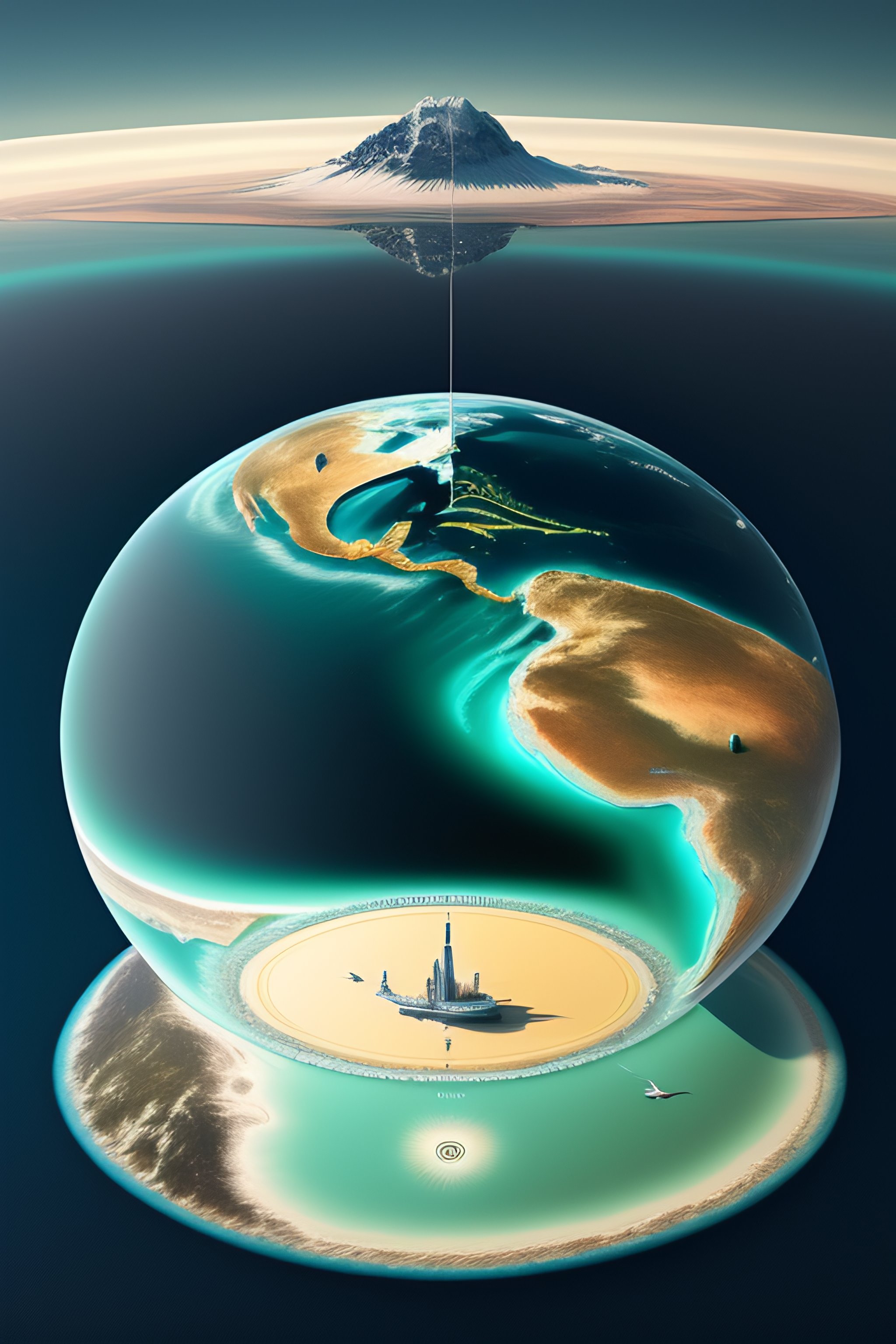 Lexica - Real flat Earth map