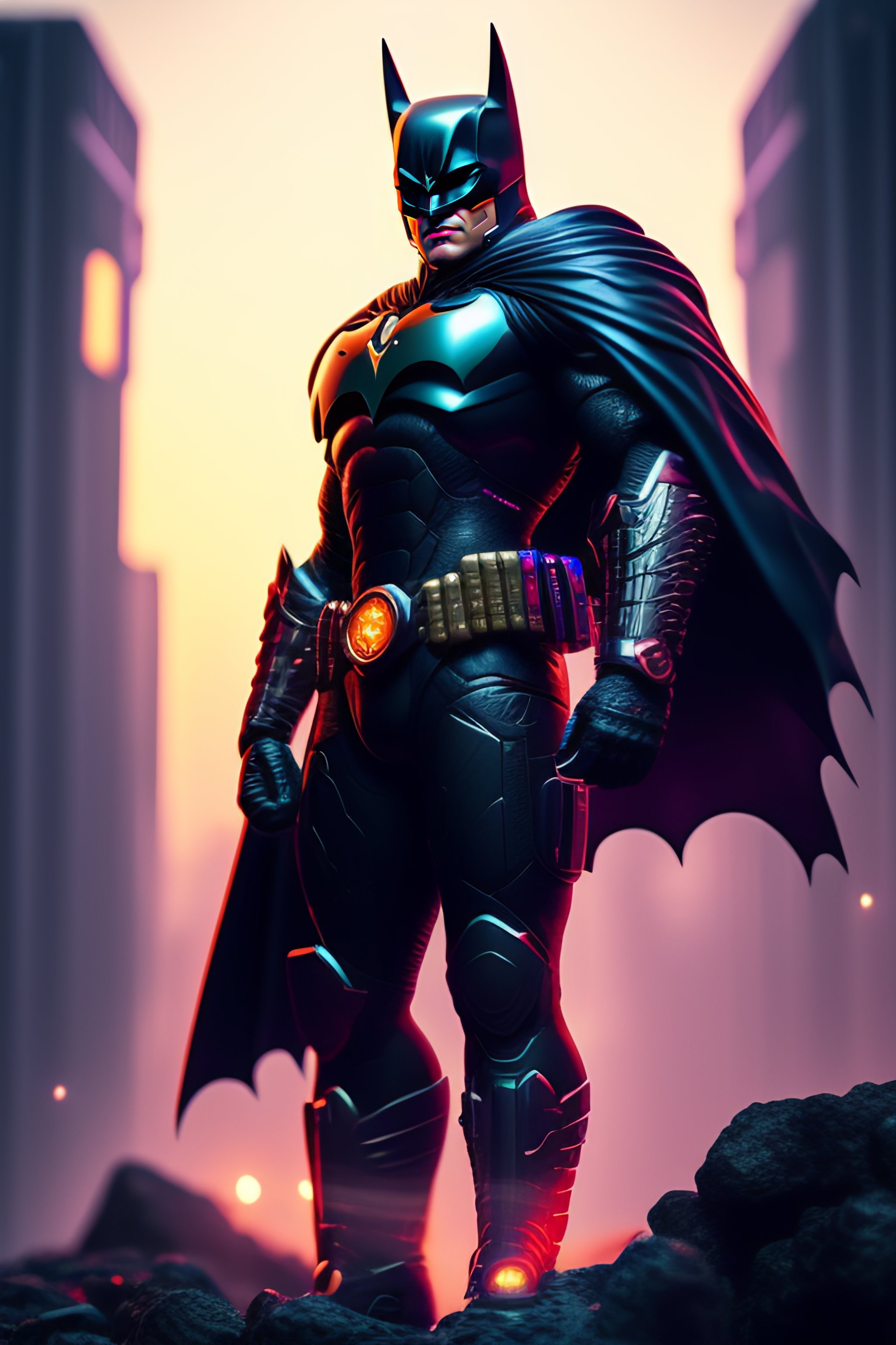 Lexica - Cyberpunk futuristic batman