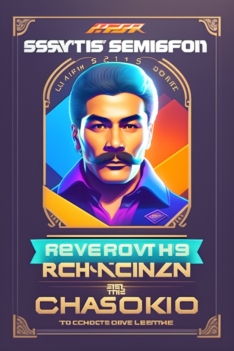 Lexica - A video game convention poster, include a nerdy look ...