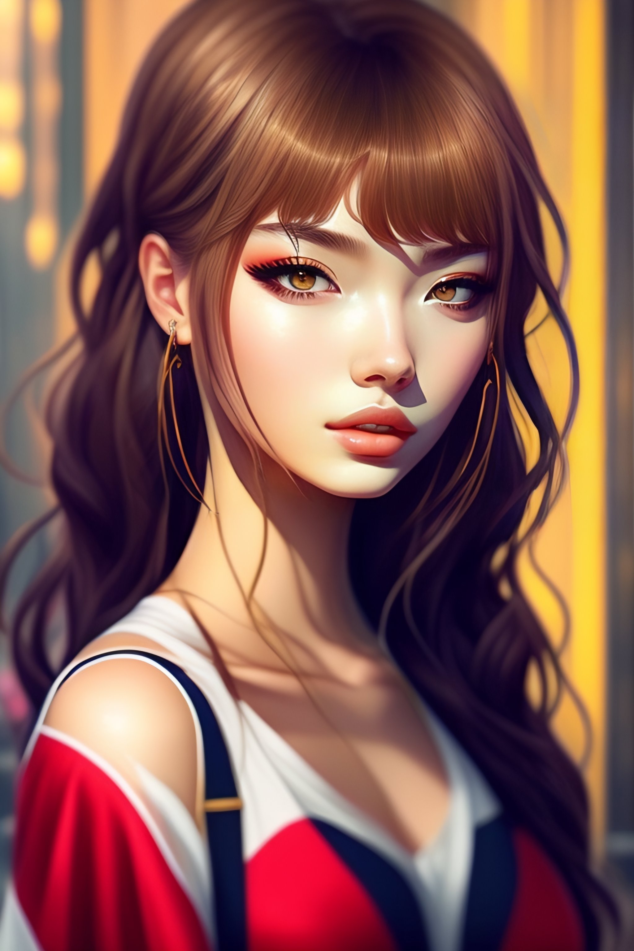Lexica - Kristine Froseth as anime character
