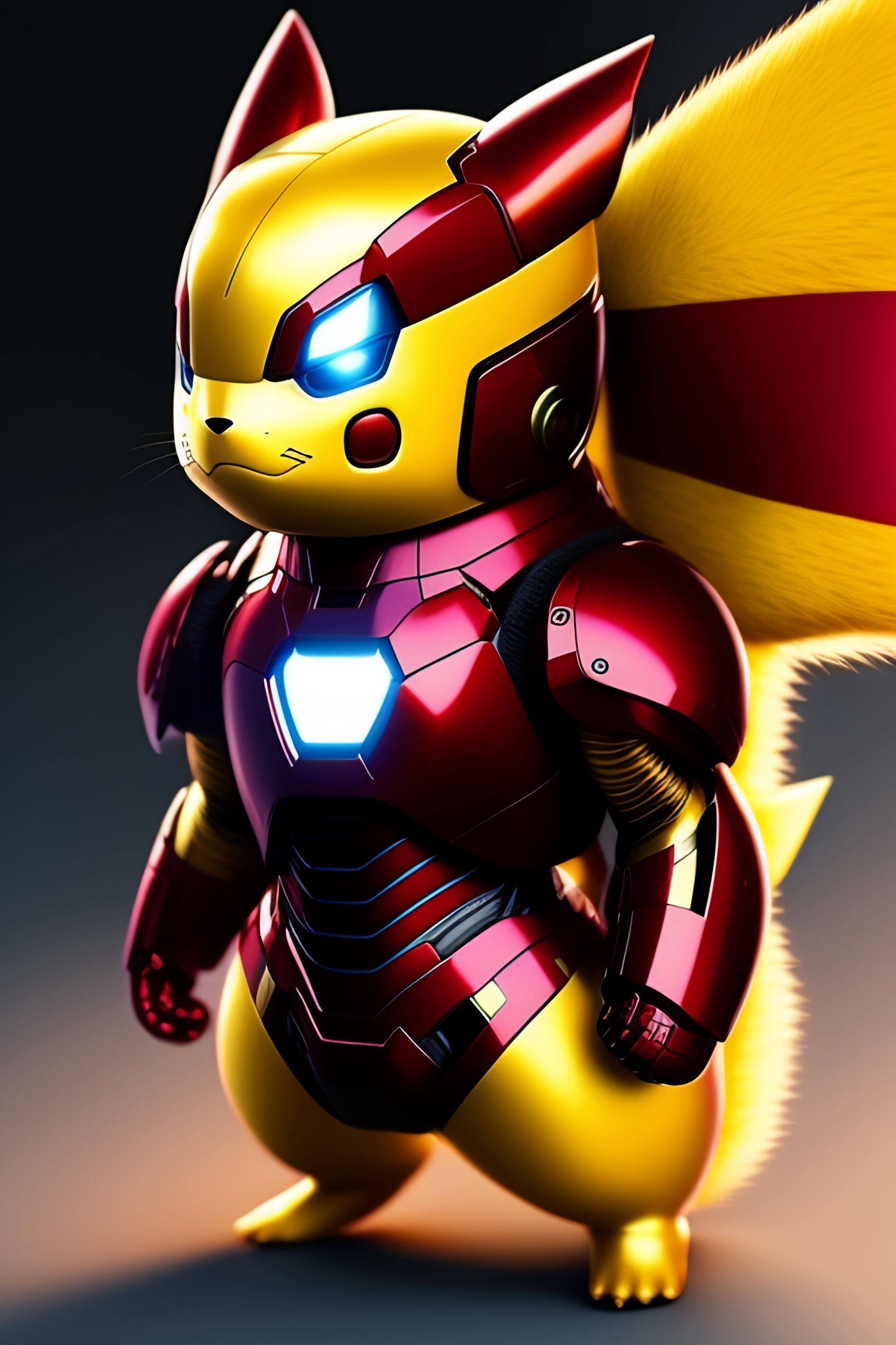 Lexica - Pikachu wearing iron man armor is so lightning