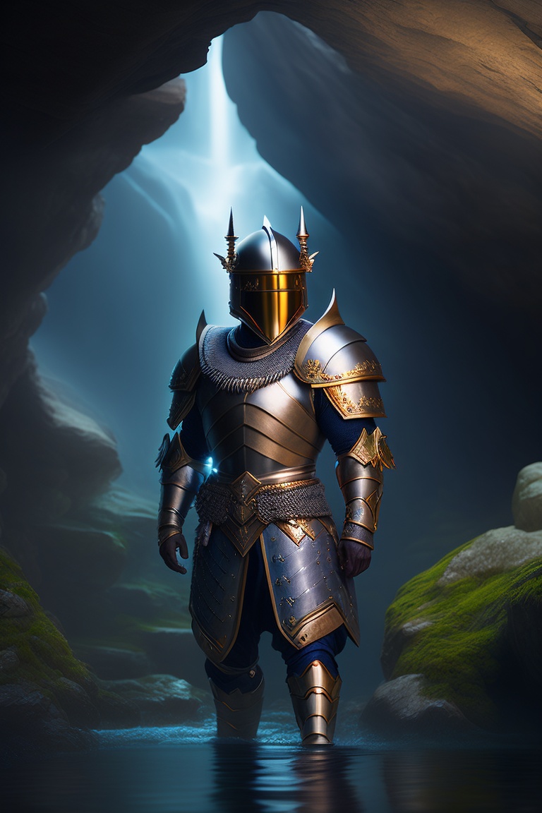 Lexica - A award winning heroic shot of a knight in a stunning detailed ...