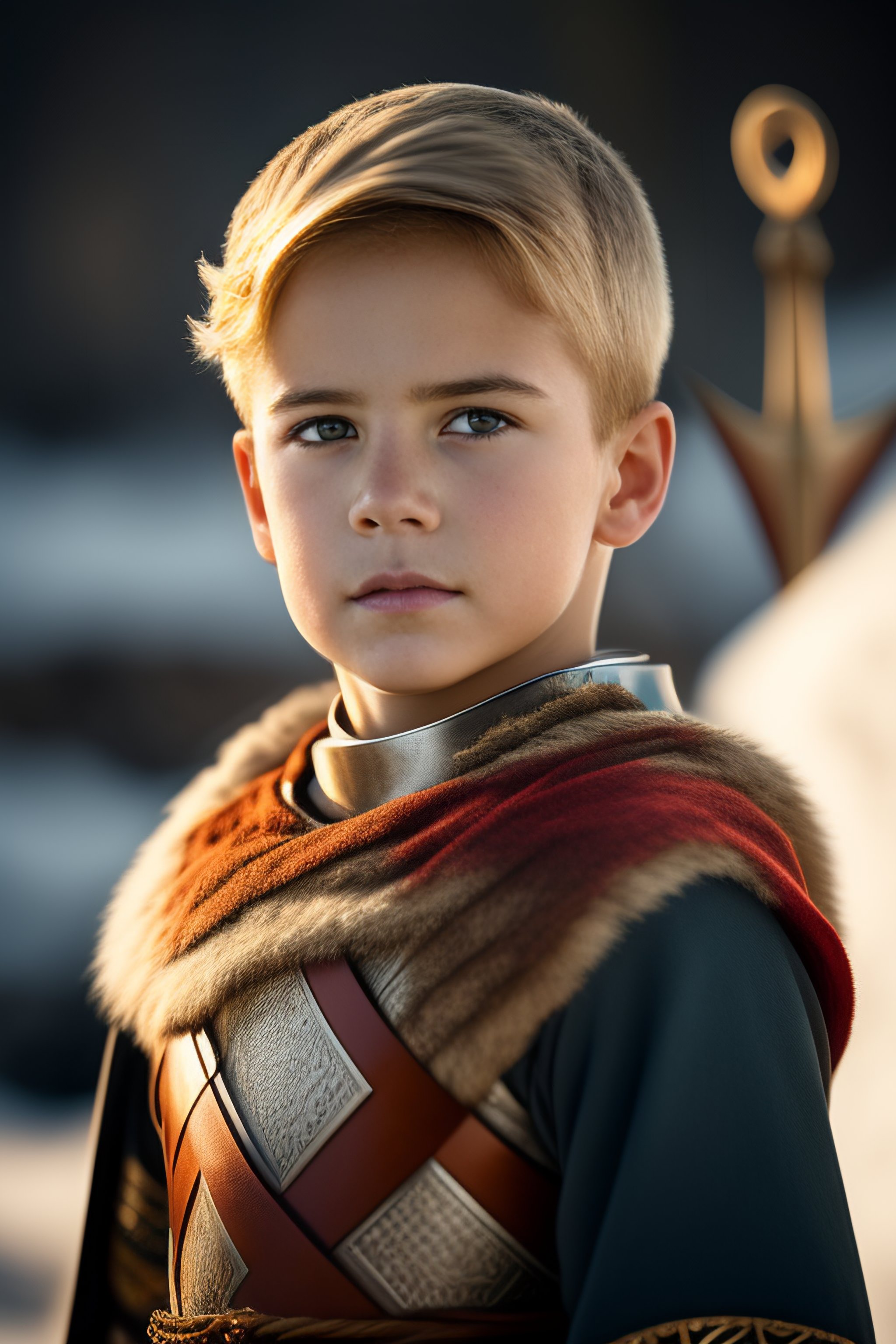 Lexica - Portrait of a Viking boy with a sword, natural lighting, 8k ...