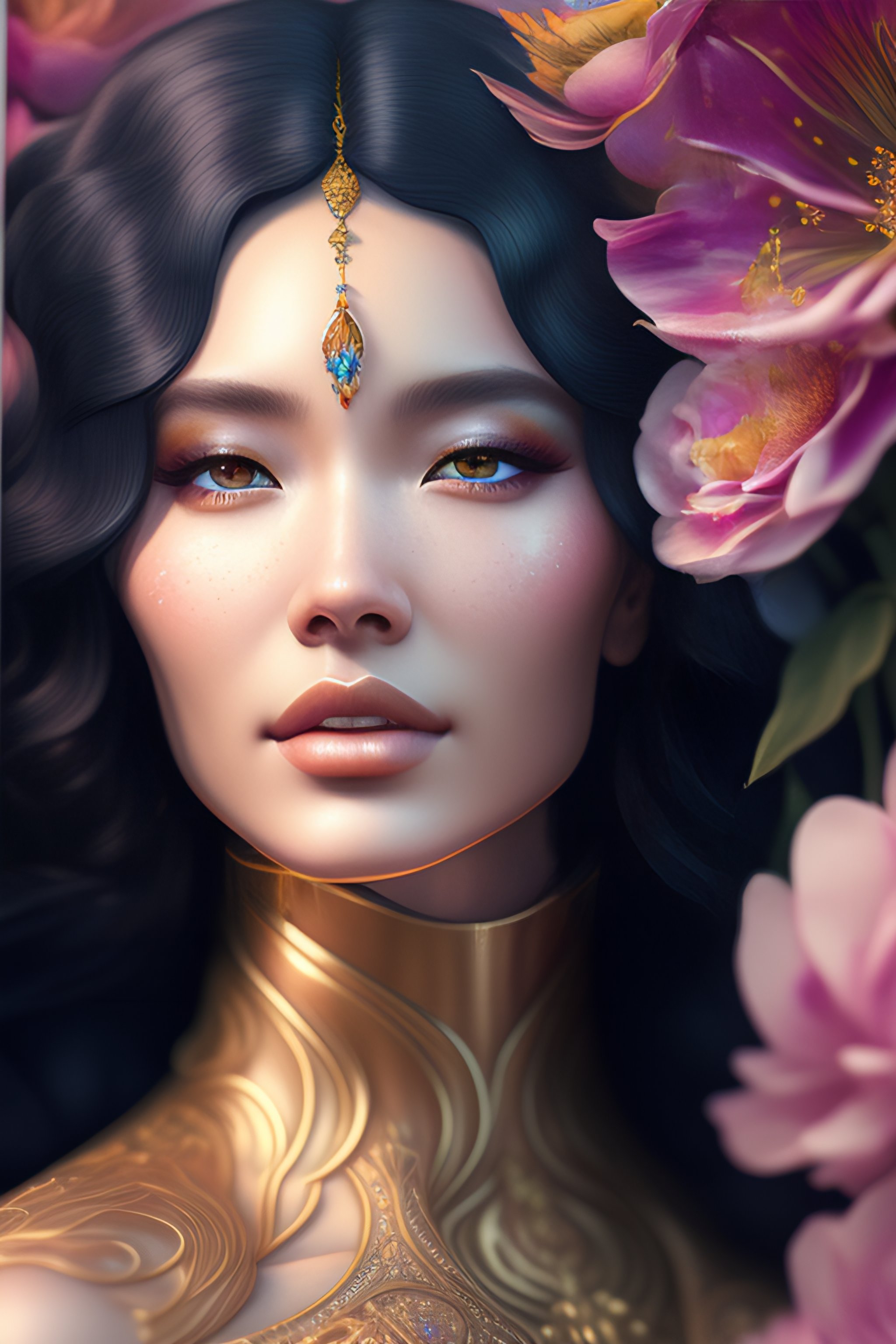 Lexica Full View Ultrarealistic Sks Girl Medium Shoot Ethereal Fantasy Deity Wearing Beautiful