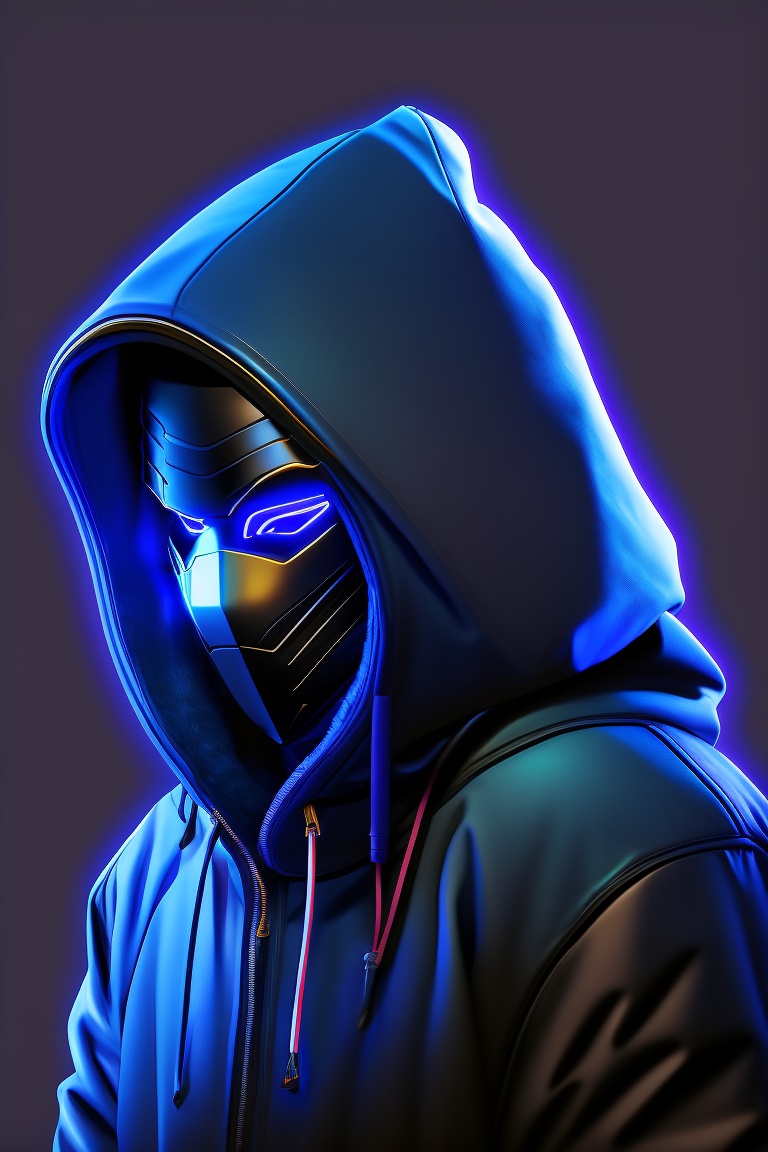 Lexica - Poet, young man, mask, writing text, male character, hooded ...