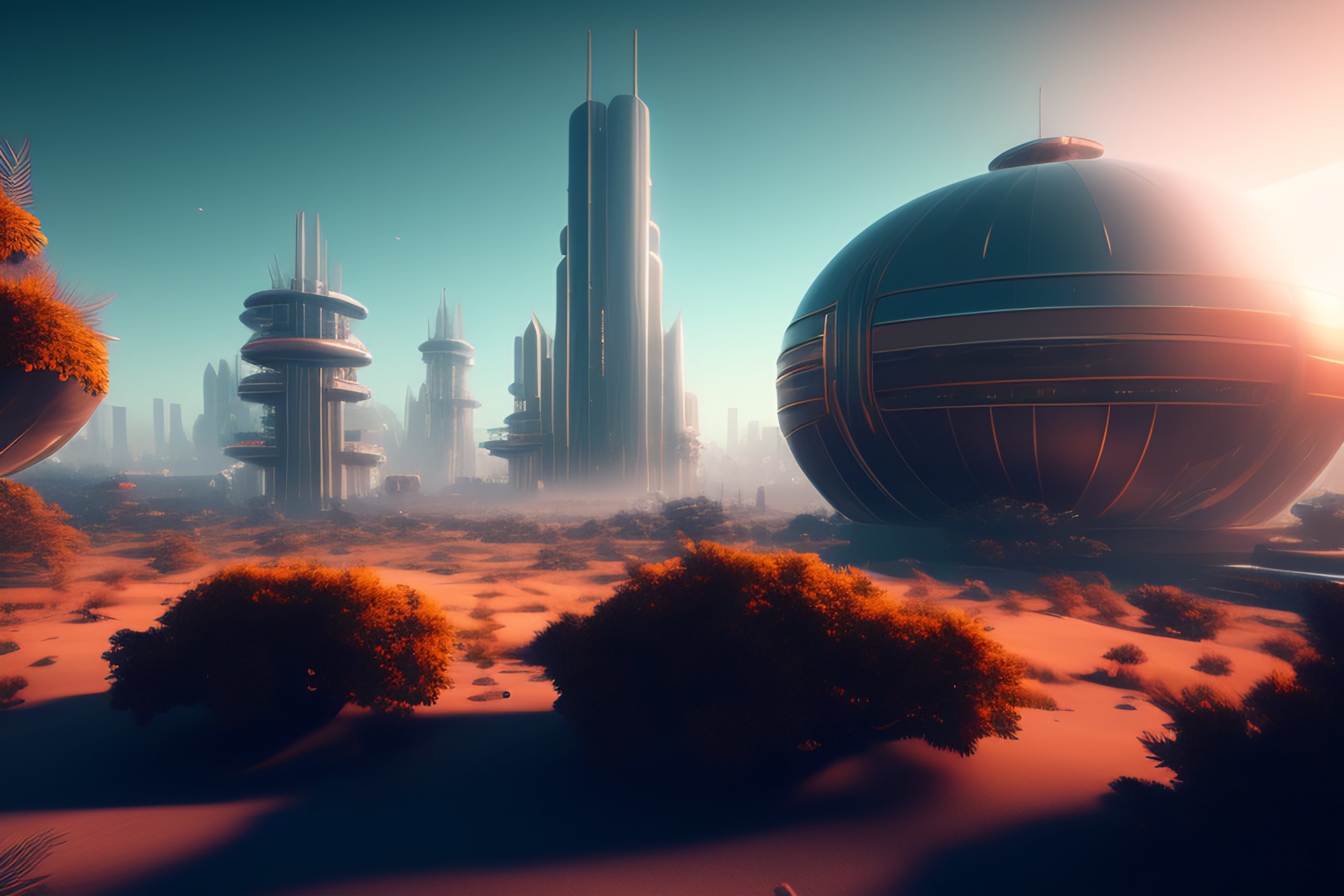 Lexica - Organic natural world cyberpunk contaminated with nature, very ...