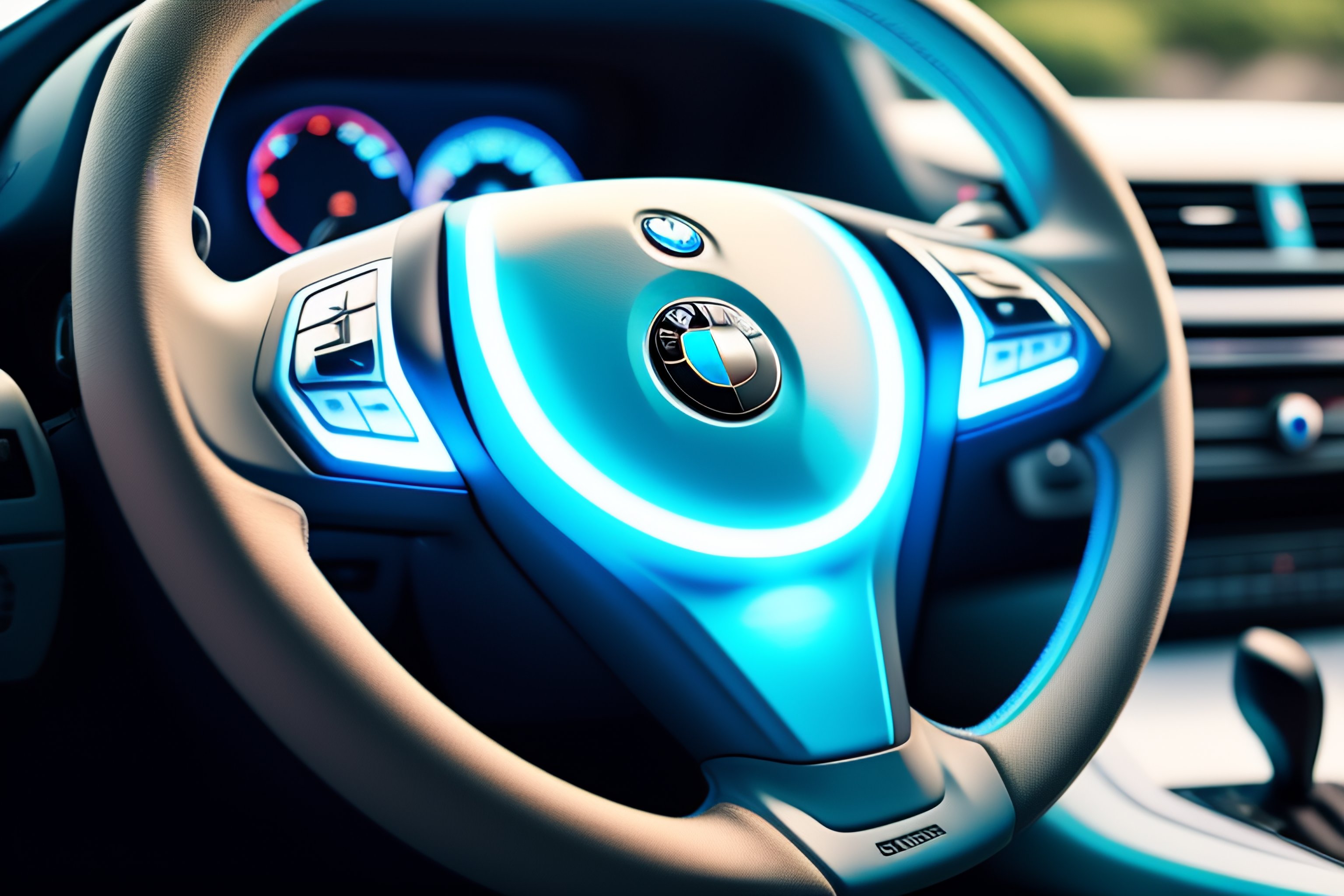 Lexica - BMW glowing LED steering wheel