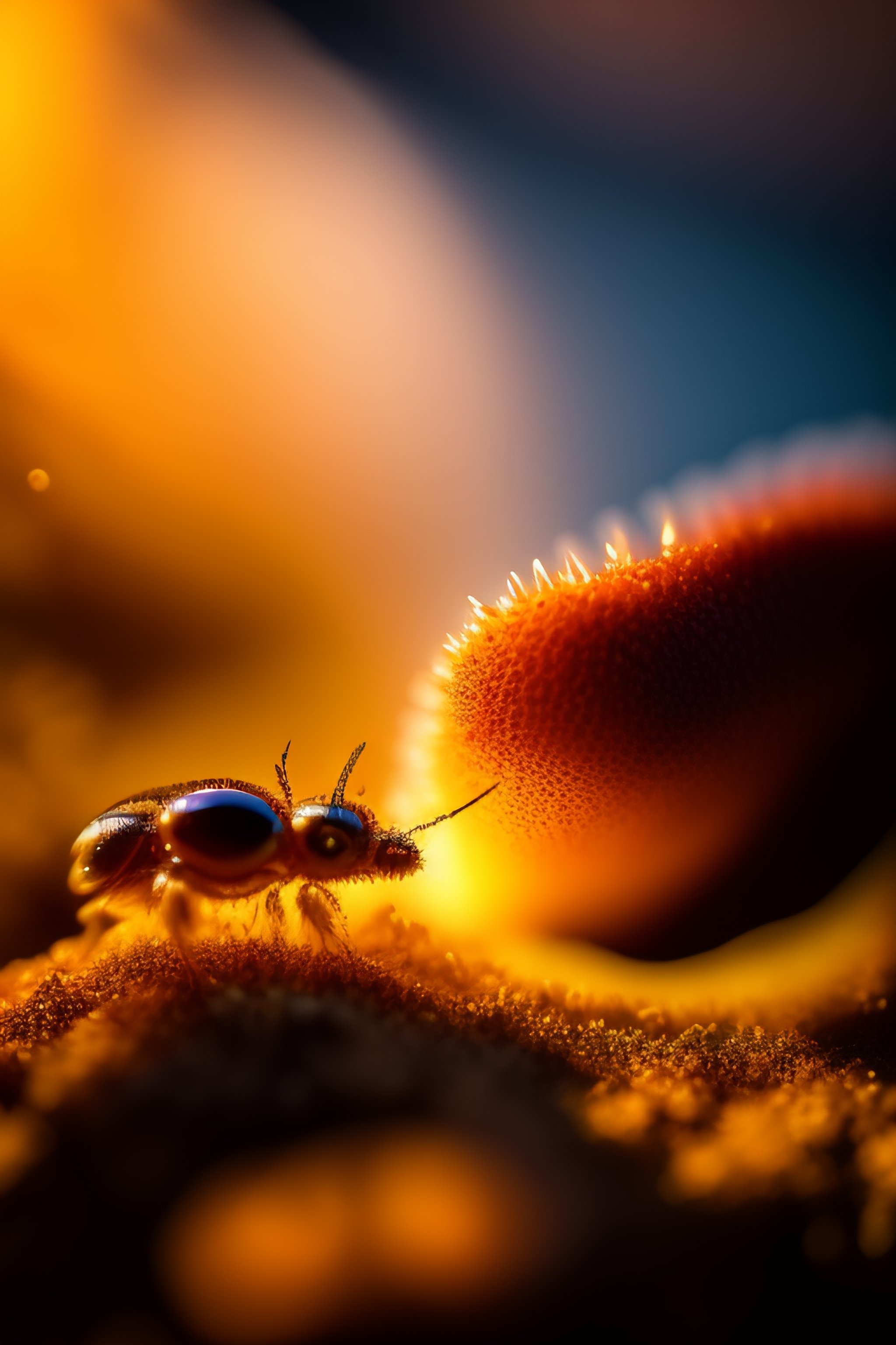 Lexica - A ant digging an underground nest, macro photography, 8 k ...