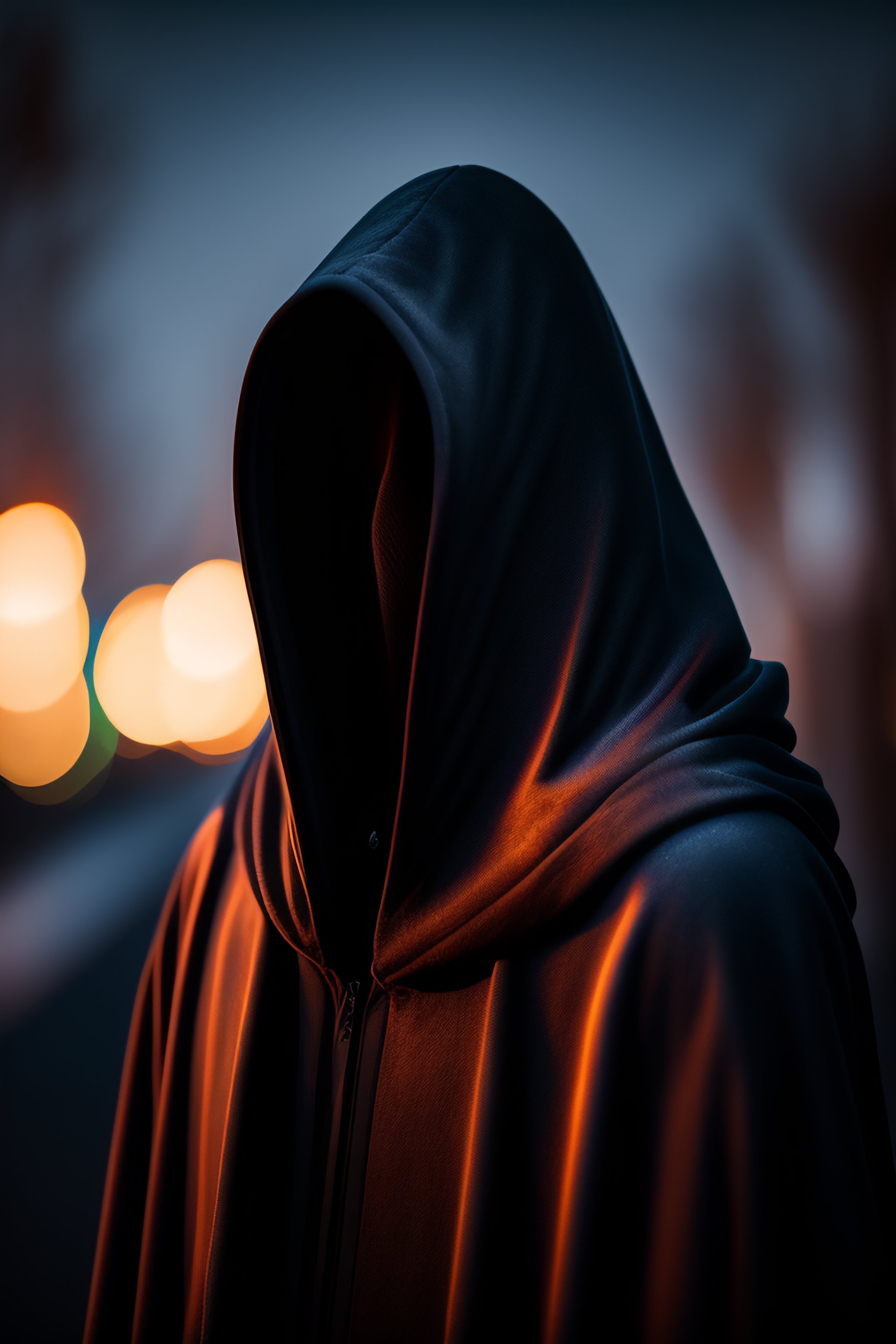Lexica - Pixel art, hooded figure, dark, creepy, ominous, hyper ...