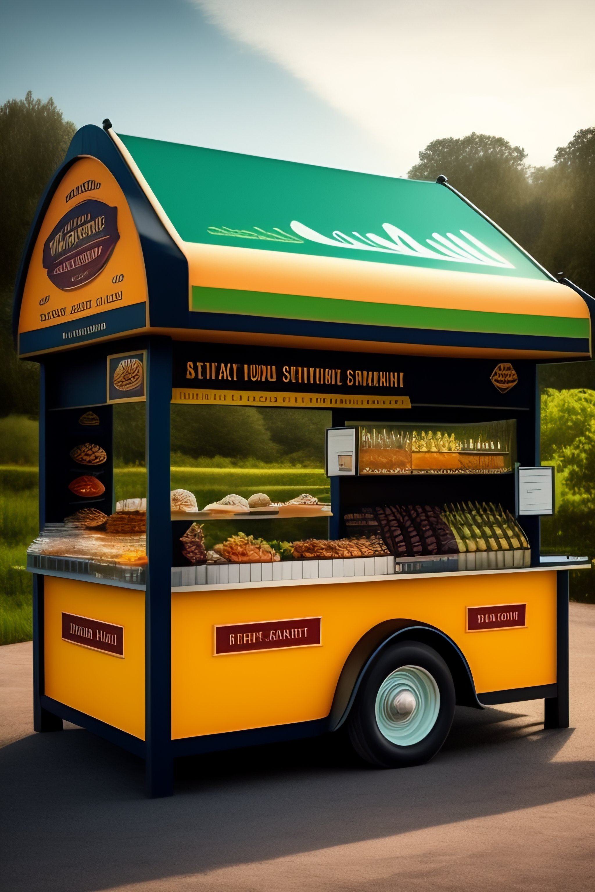 Lexica - Tasting food stand