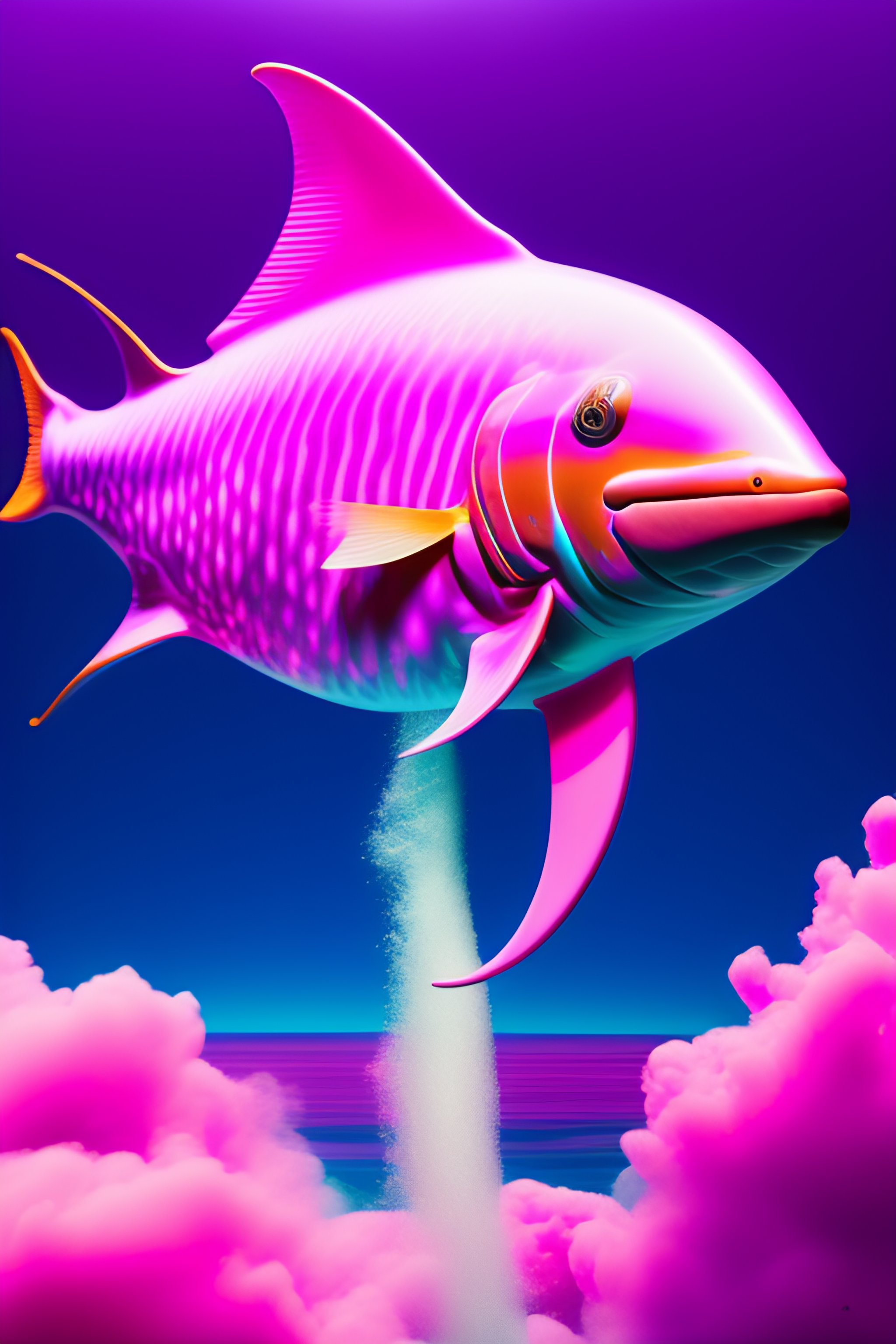 Lexica - Pink dolphin smoking