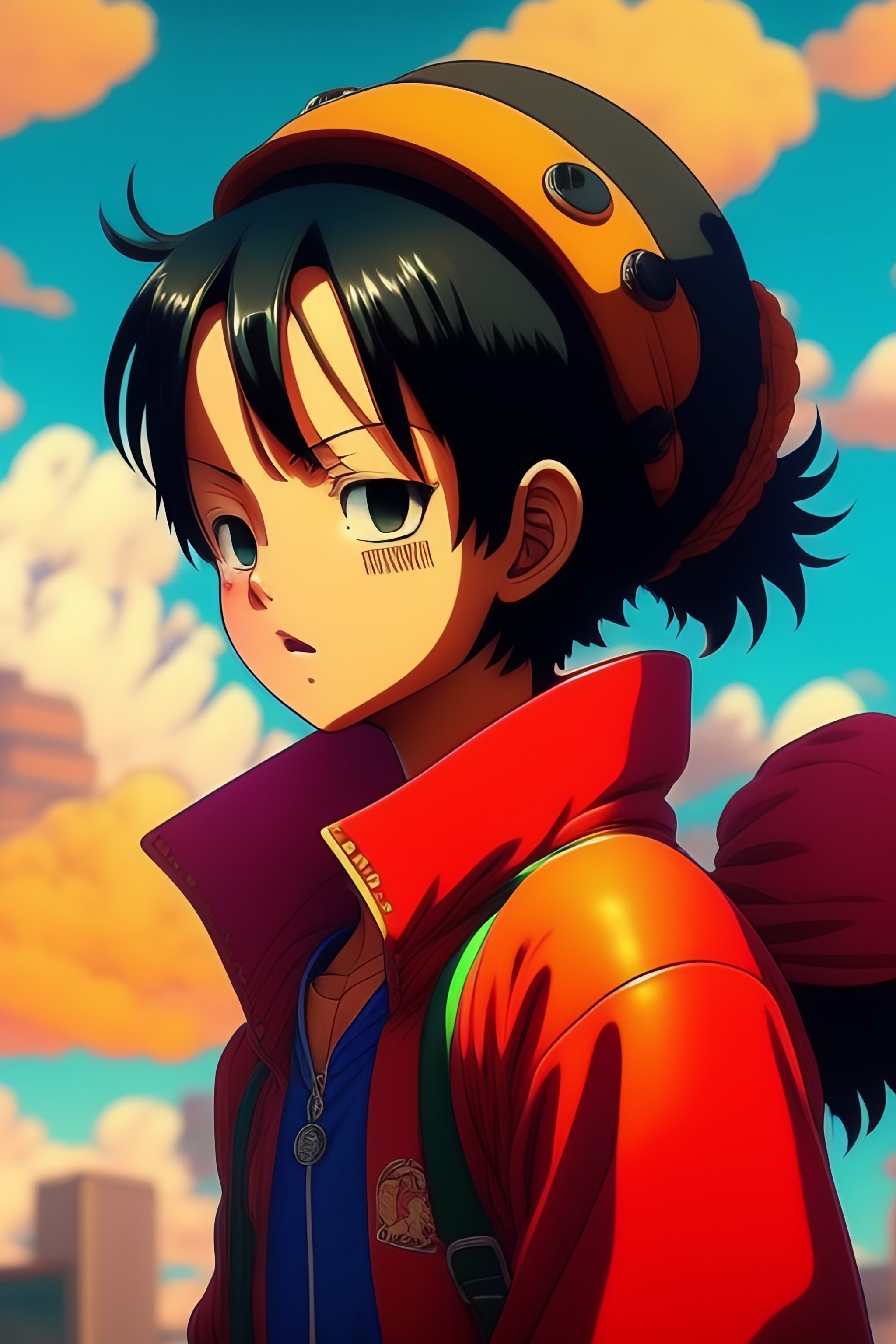 Lexica - One piece, studio ghibli, akira toriyama, james gilleard ...