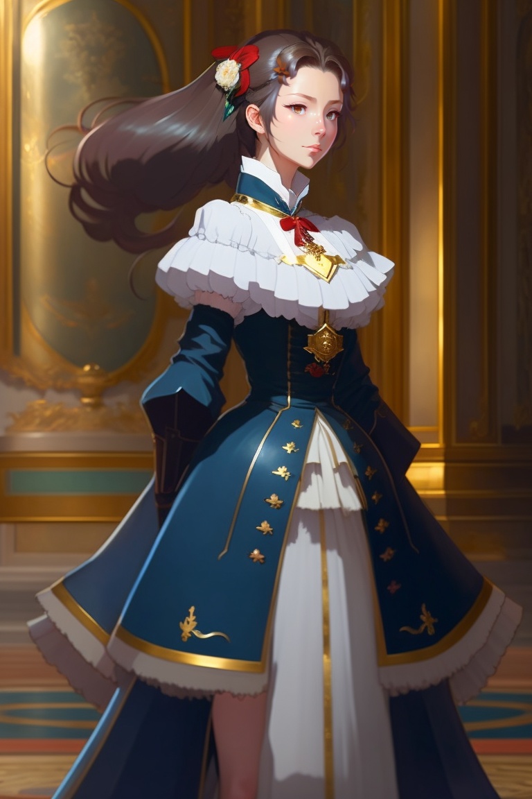 Lexica - Baroque oil painting anime key visual full body portrait ...